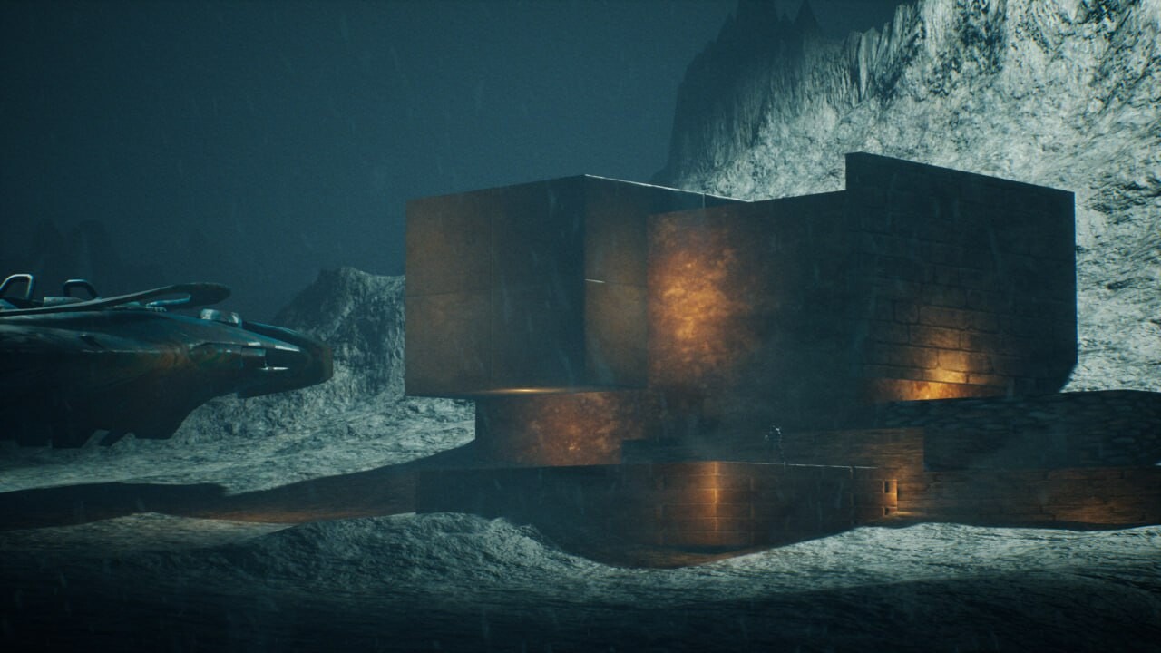 ArtStation - Night Base