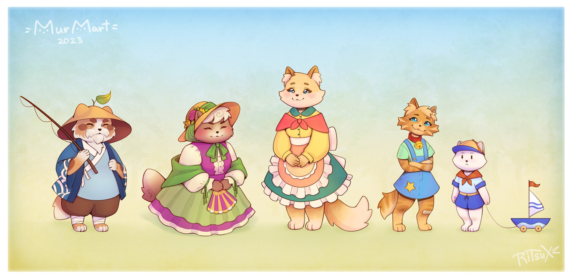 ArtStation - Cats characters
