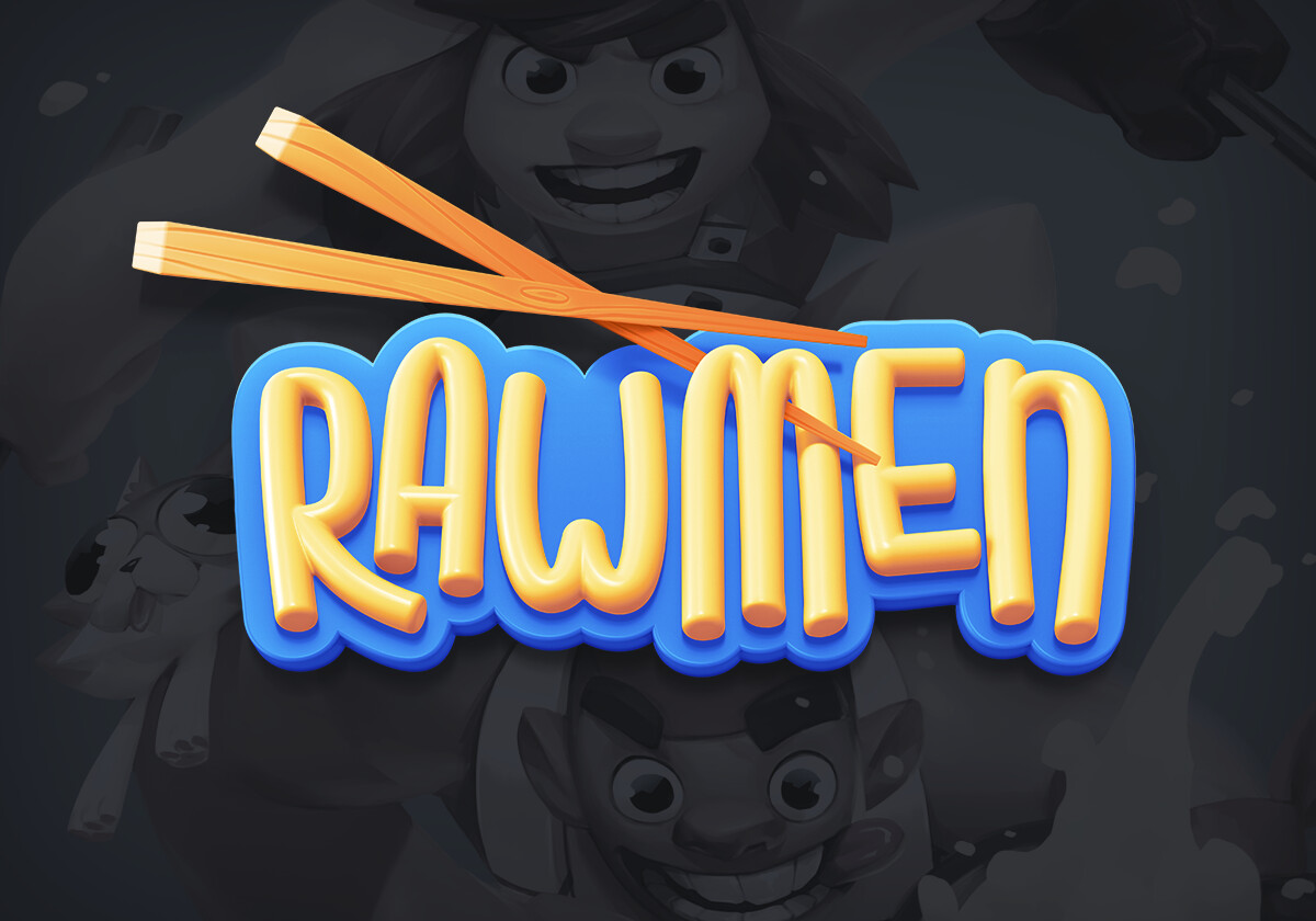 ArtStation - Rawmen game logo design