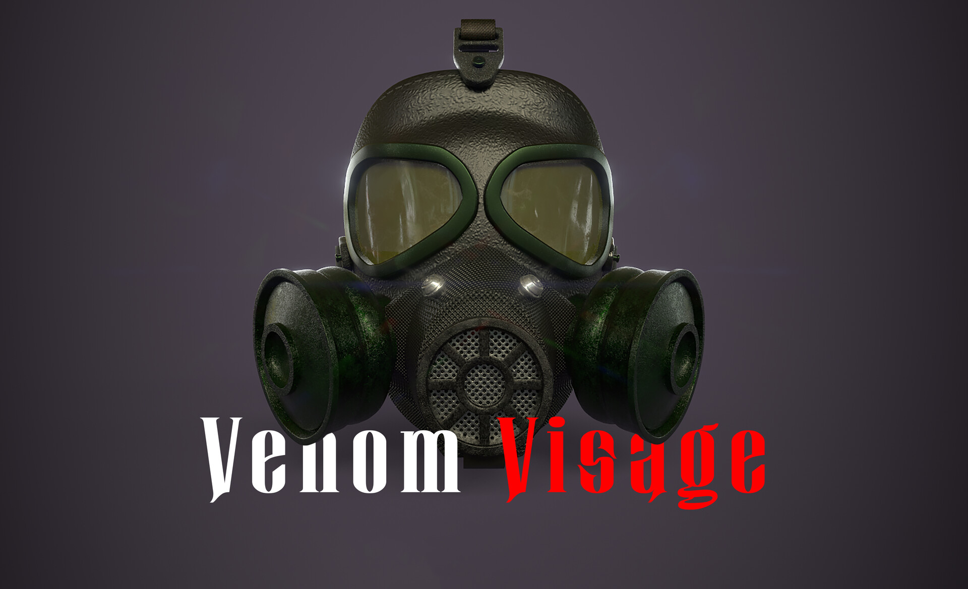 ArtStation - Venom Visage (Gas Mask)