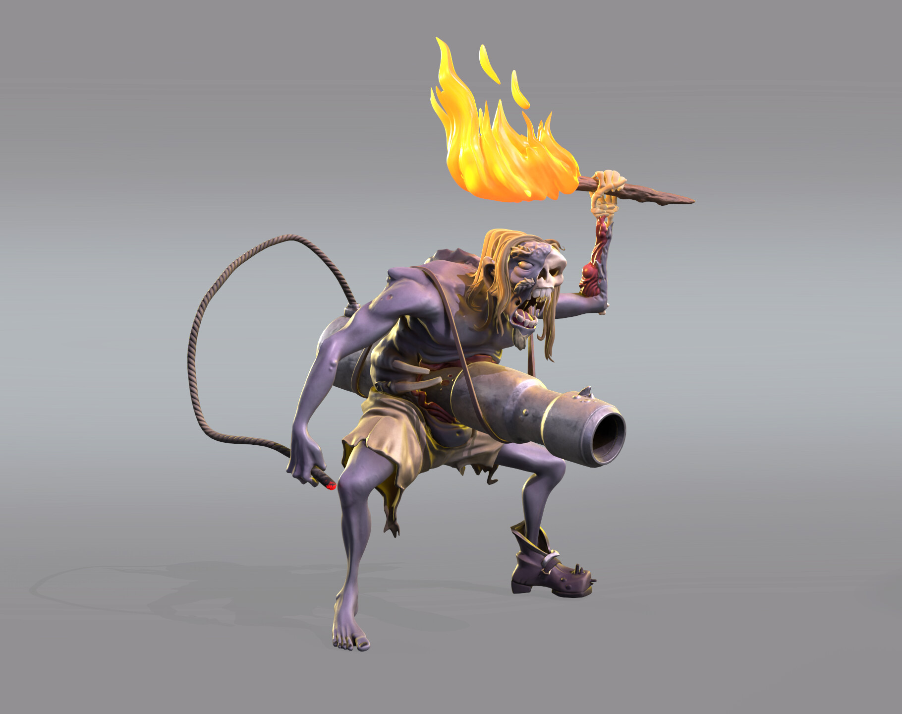 ArtStation - Zombie cannoneer