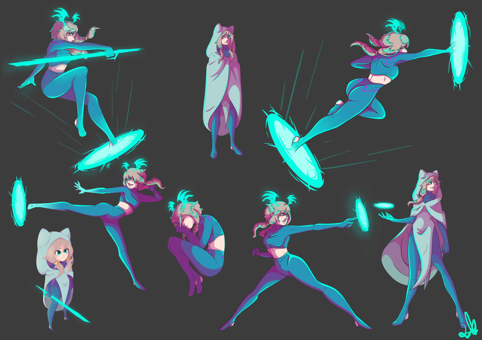 ArtStation - Chara design Eliatrope poses