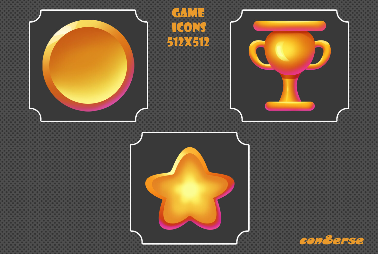 ArtStation - Game Icons ( Practice soft render )