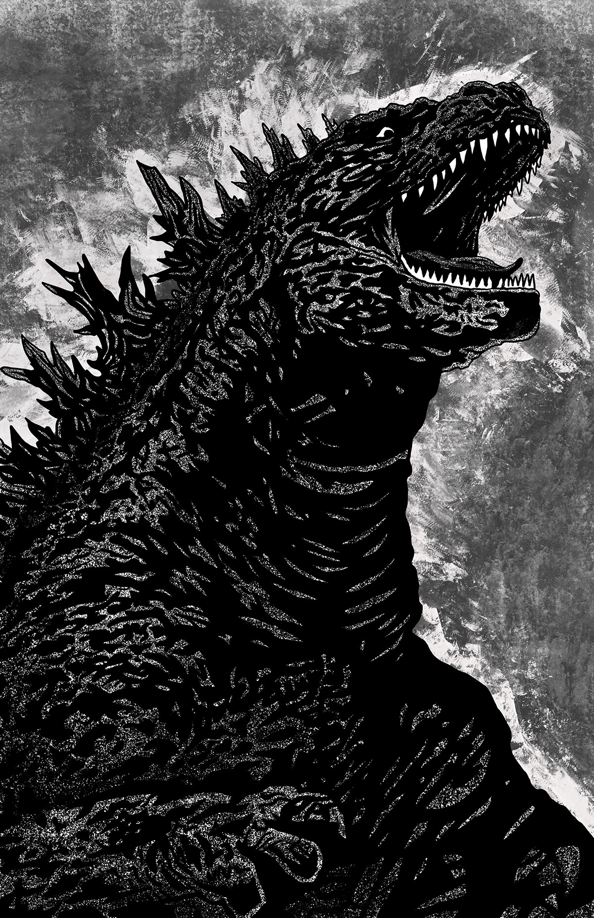 ArtStation - GODZILLA INK STUDY