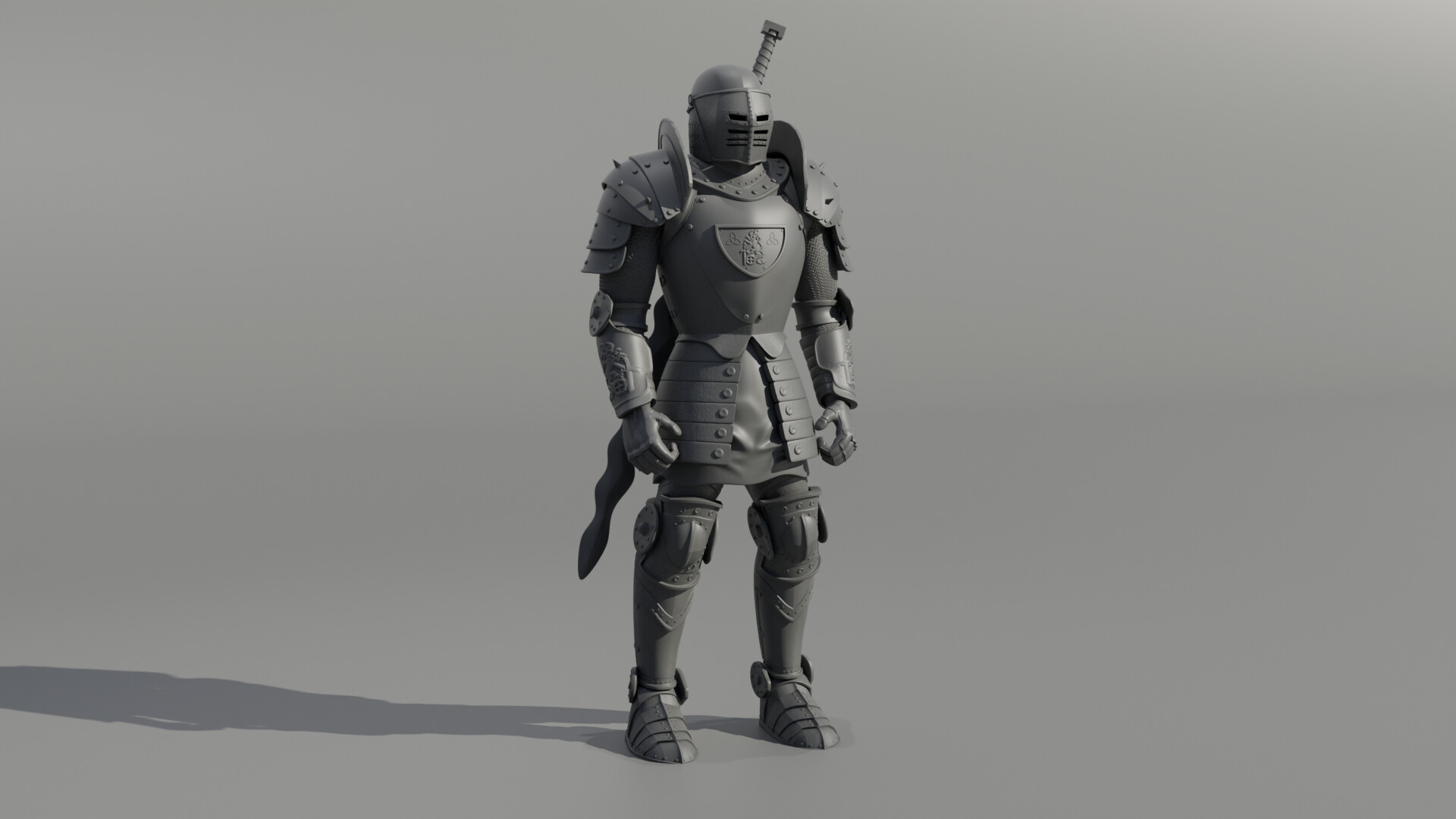 ArtStation - Paladin from Gothic 3d printable