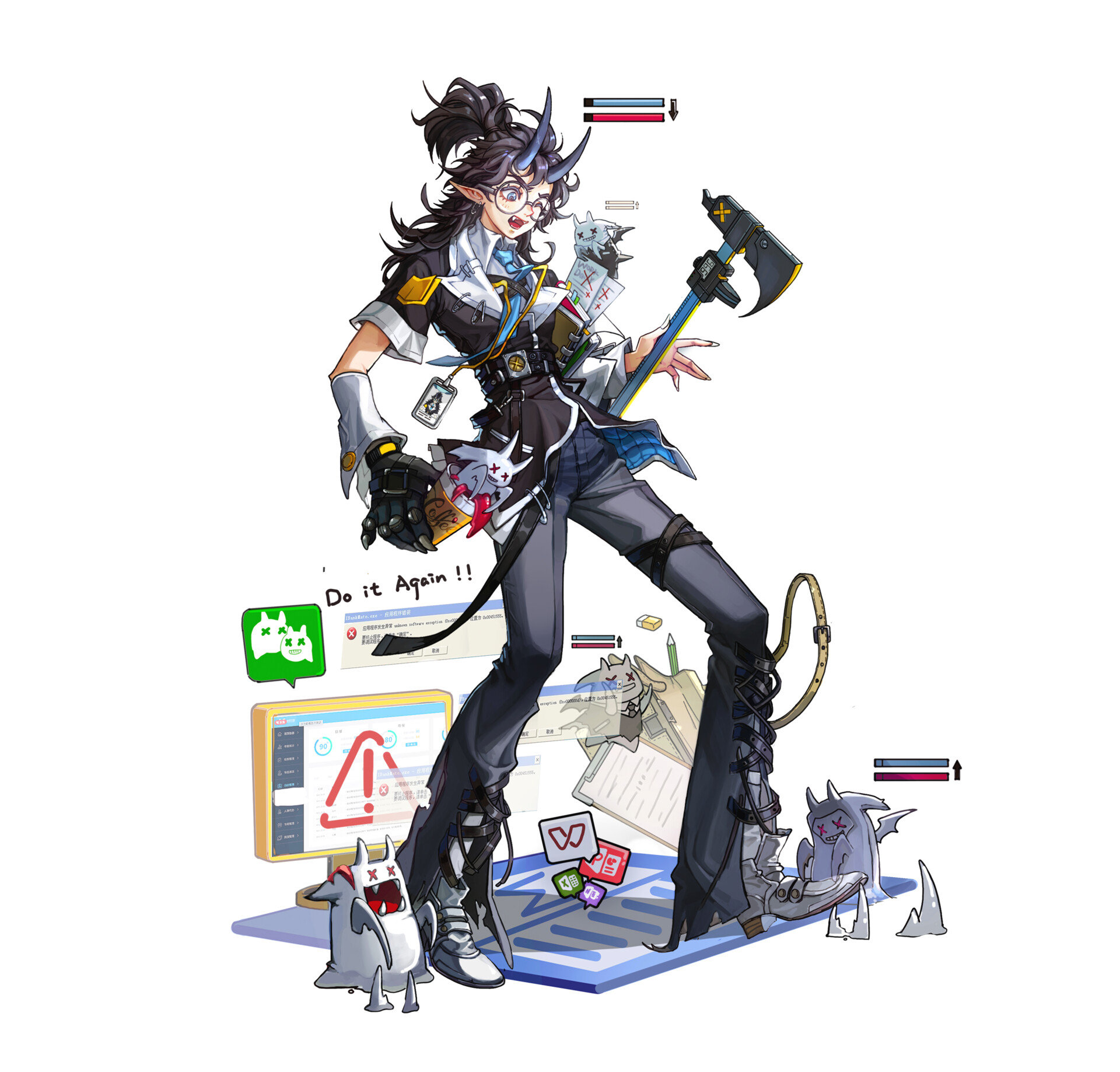 ArtStation - GHOST IN THE OFFICE