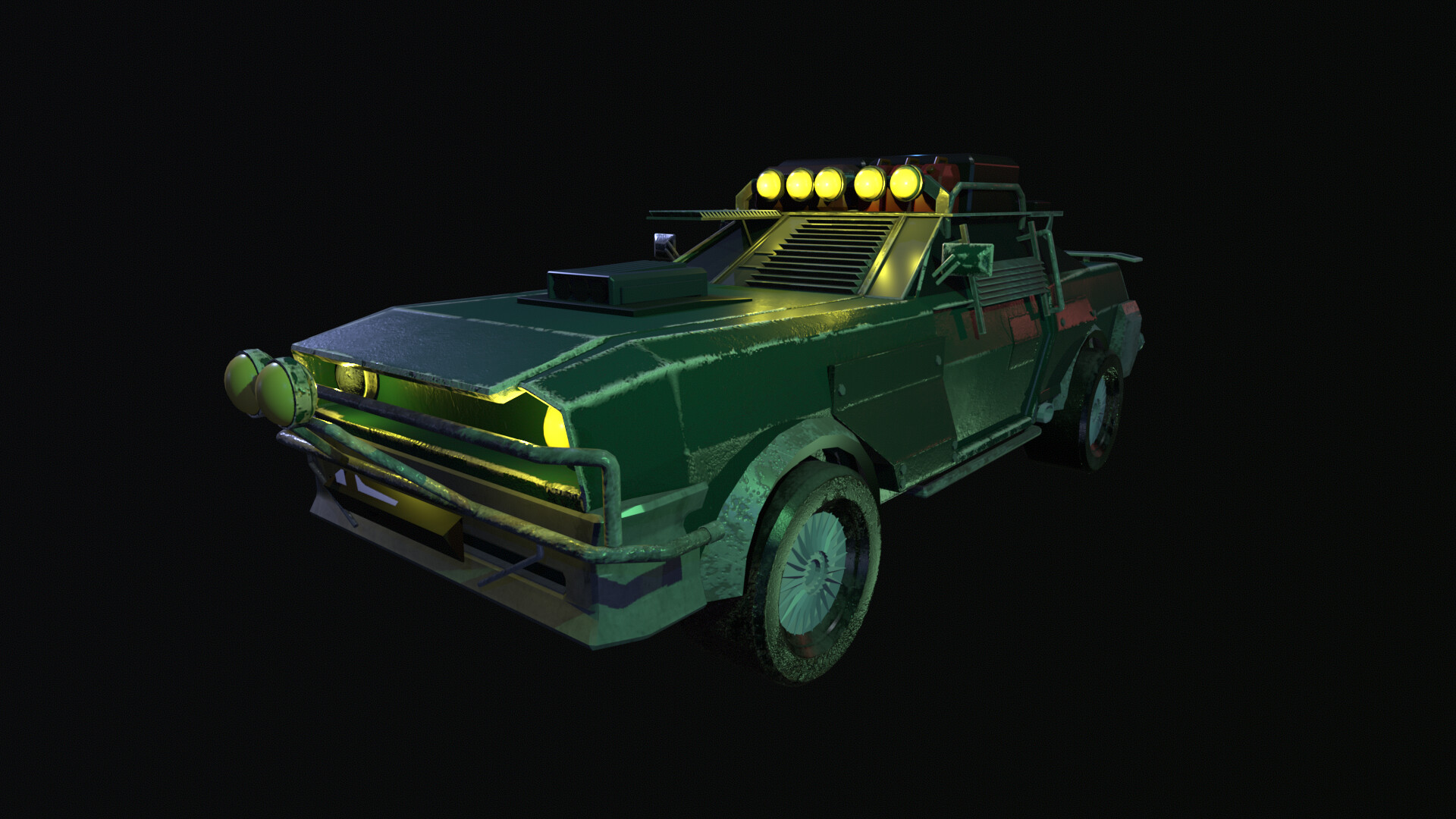 ArtStation - final assignment vehicle car