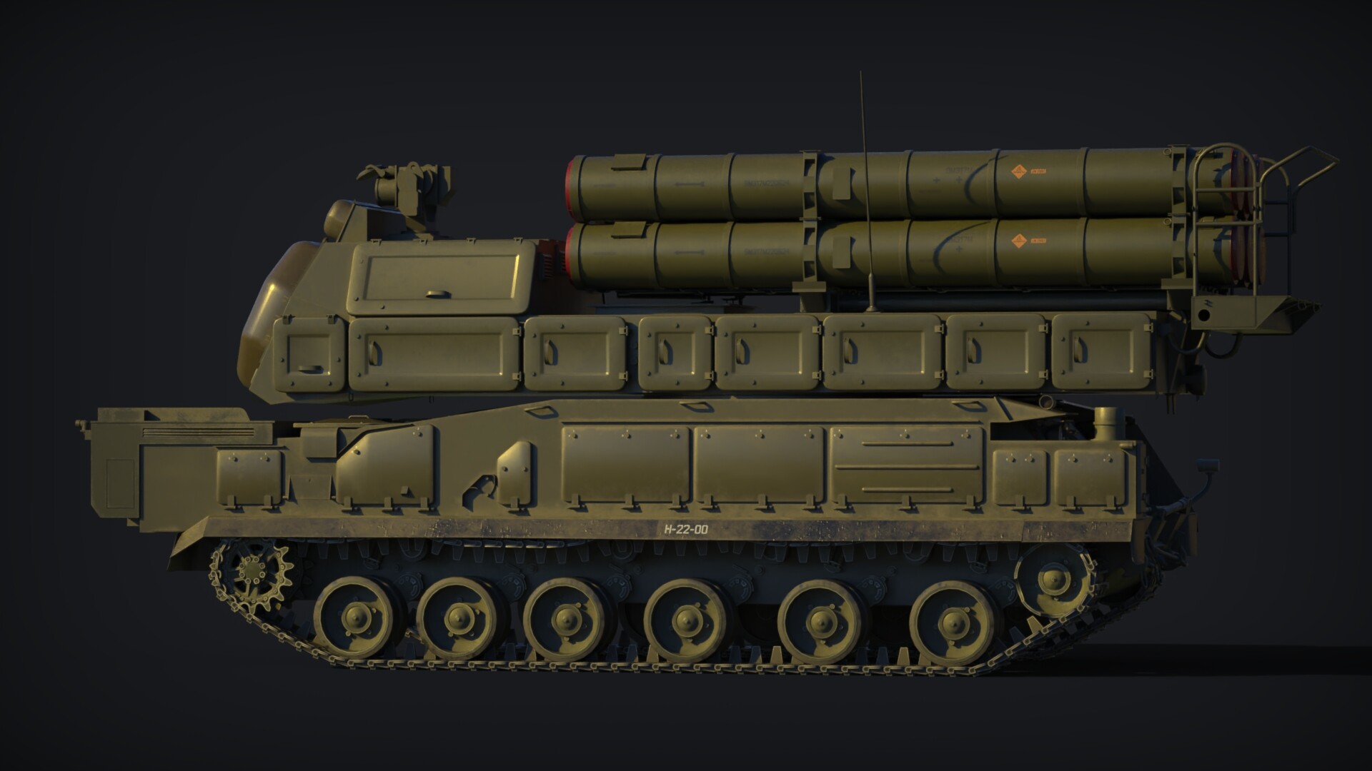 Tim Samedov - Buk M3 SA-17 Viking missile systems 3D model