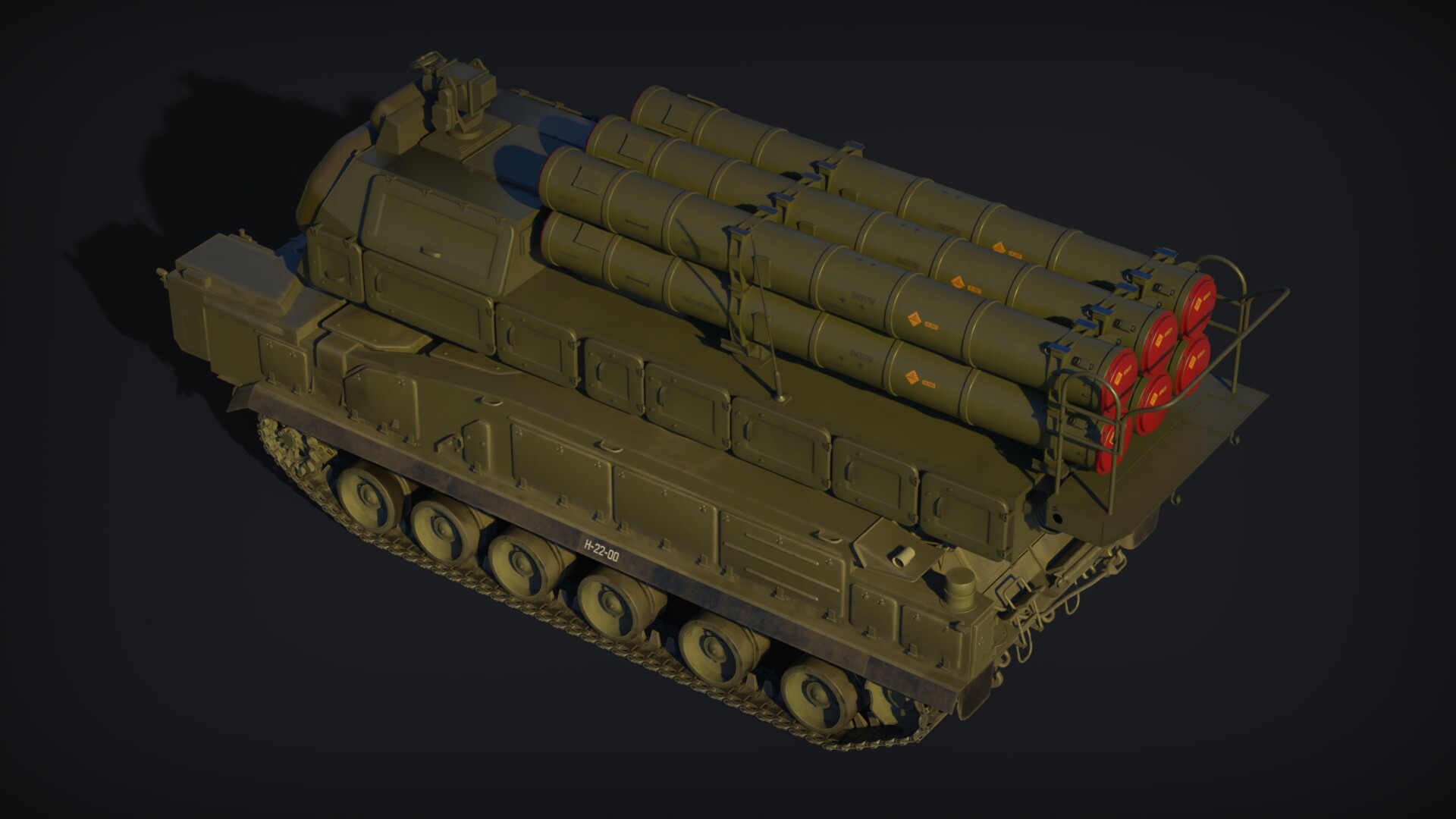 Tim Samedov - Buk M3 SA-17 Viking missile systems 3D model