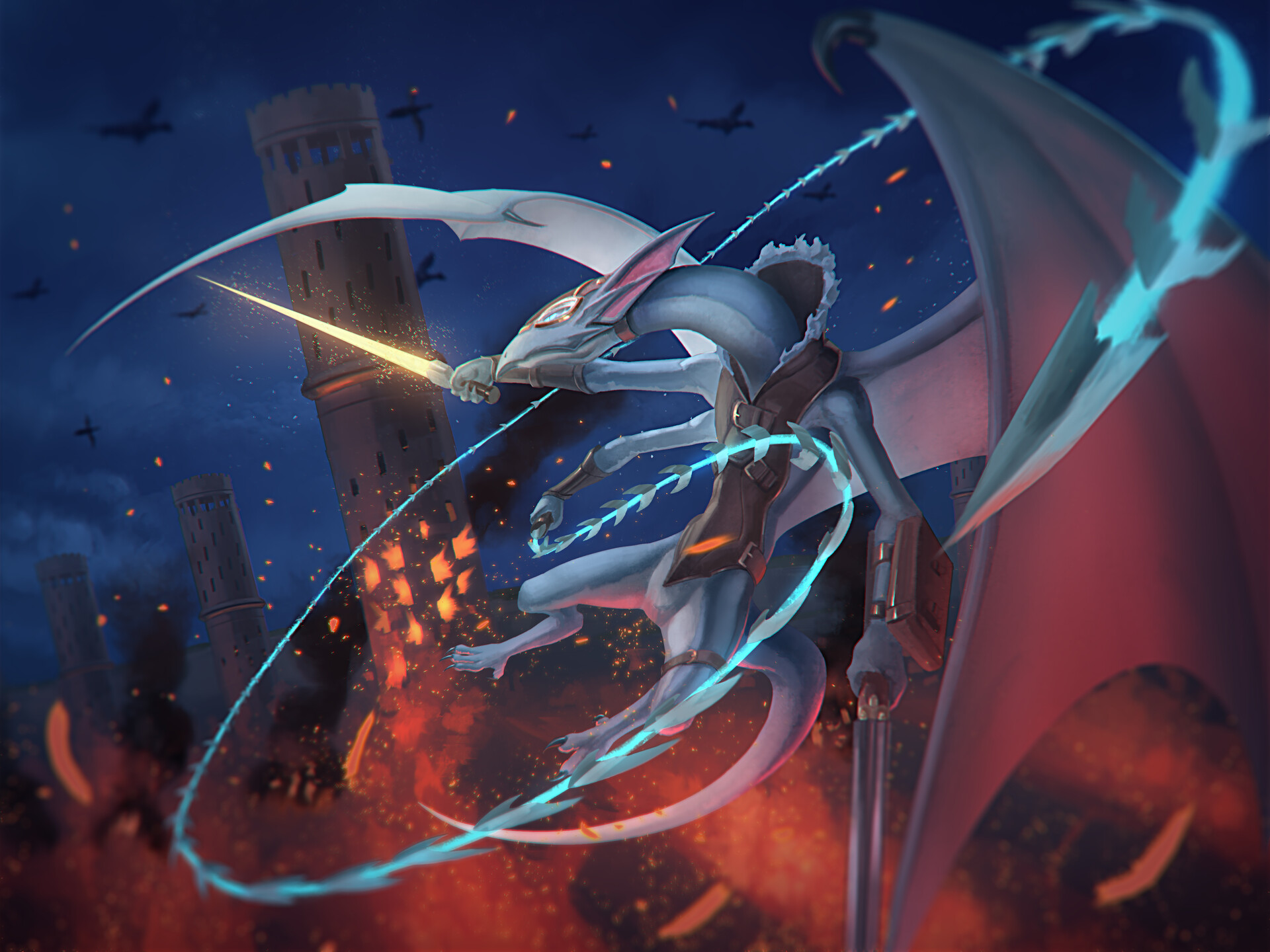 ArtStation - Alus the Star Runner. Ishura fanart