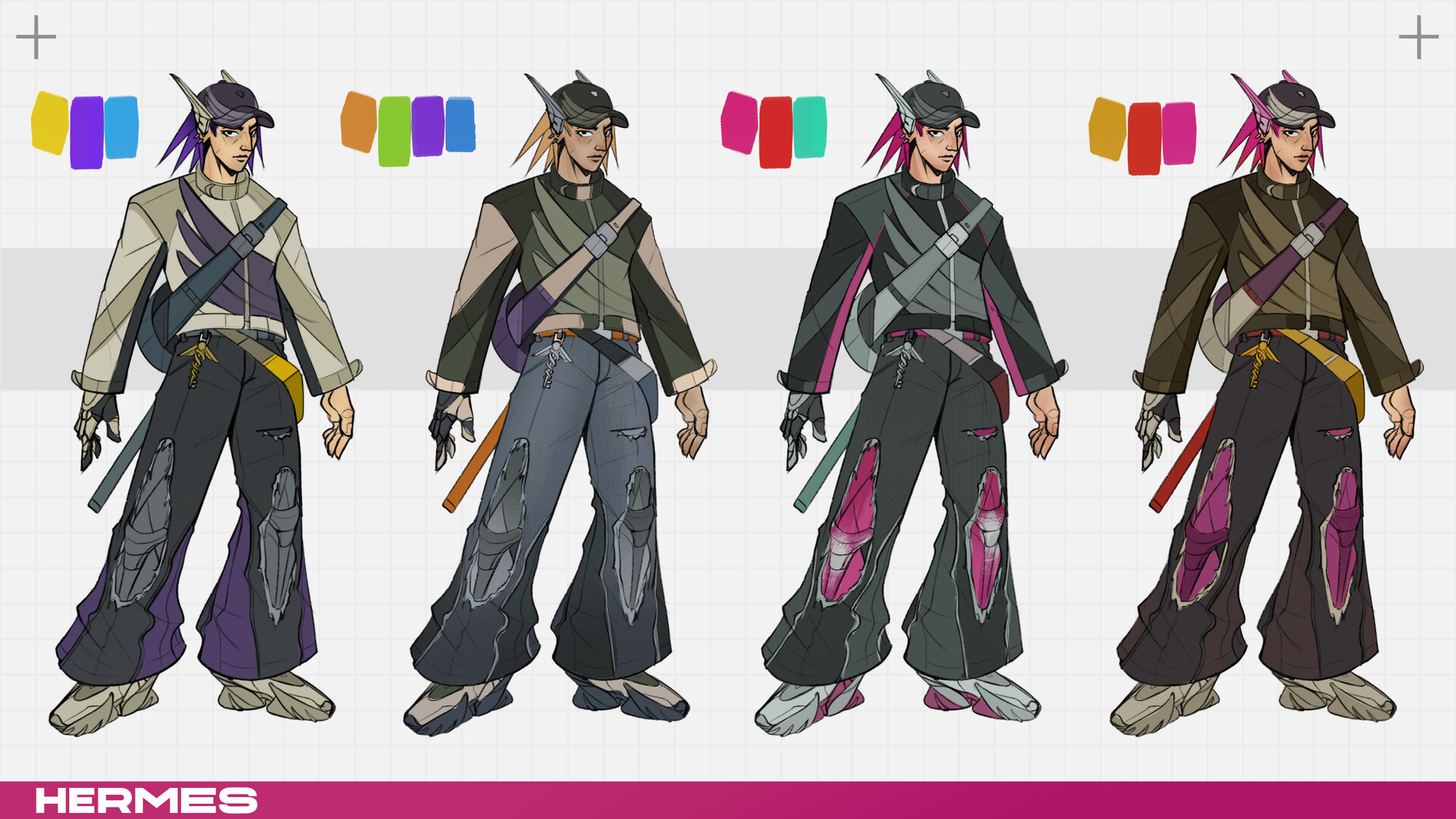 Andres Romero (Heiwaku) - Hermes | Character Concept Design