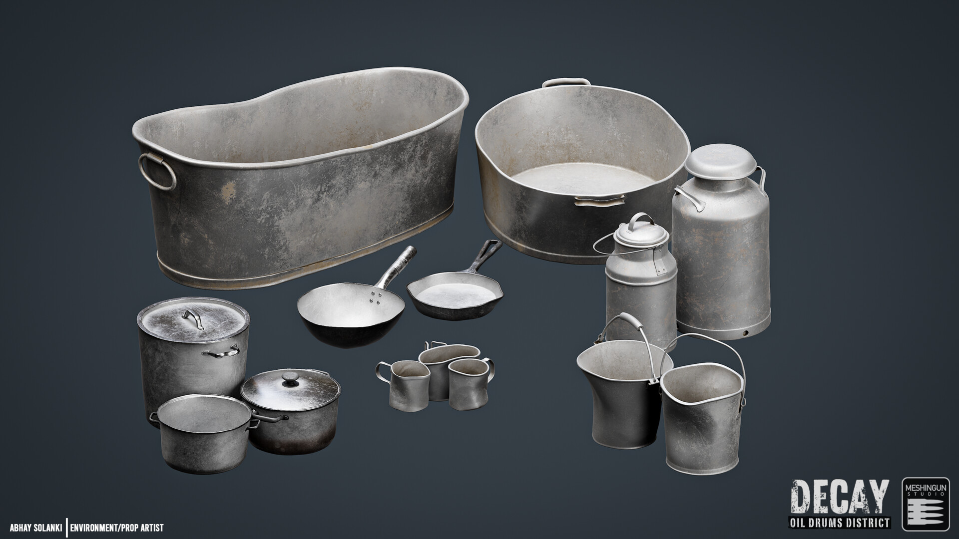 Abhay Solanki - Meshingun | Decay: Oil Drums District | Props