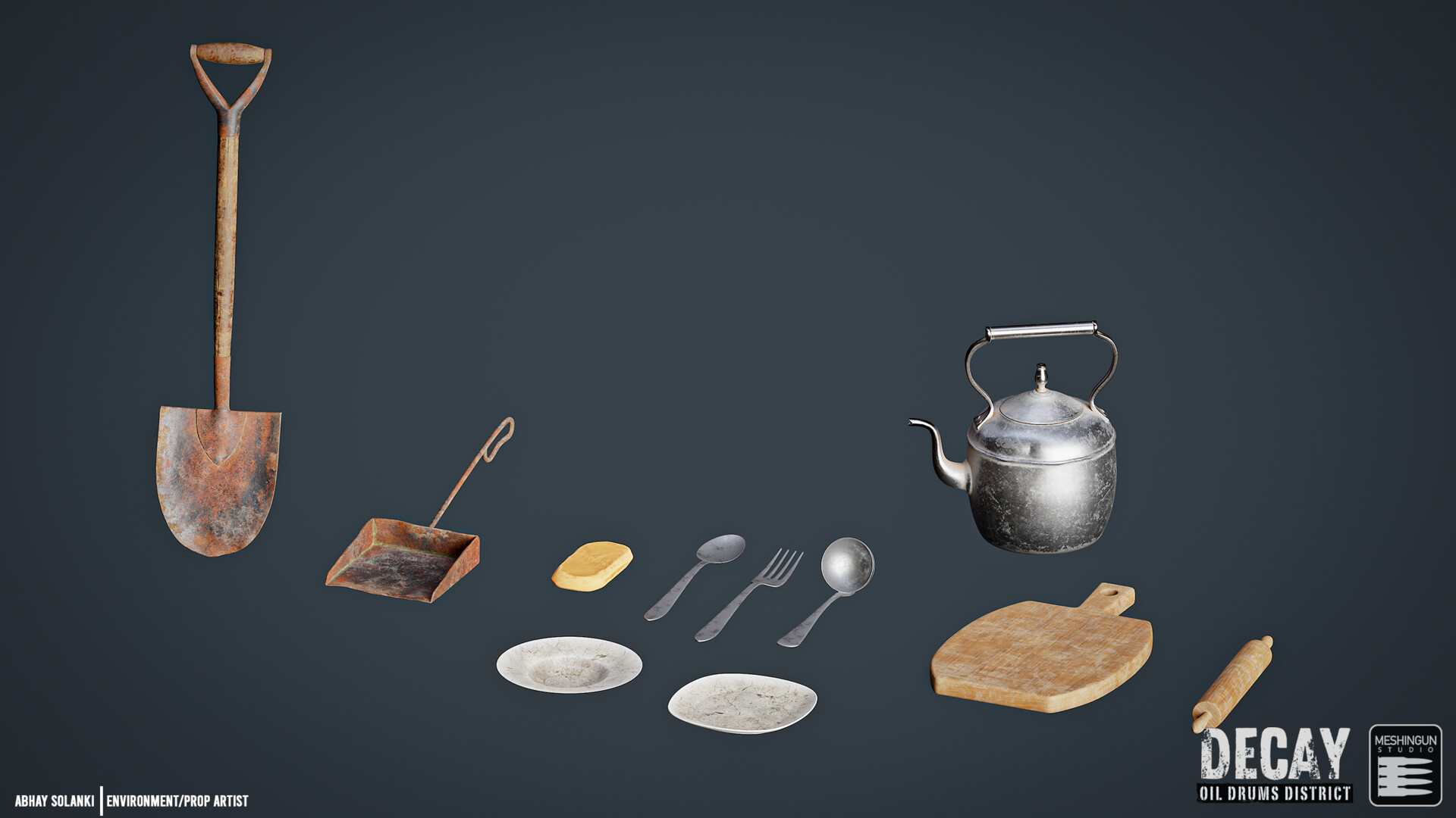 Abhay Solanki - Meshingun | Decay: Oil Drums District | Props