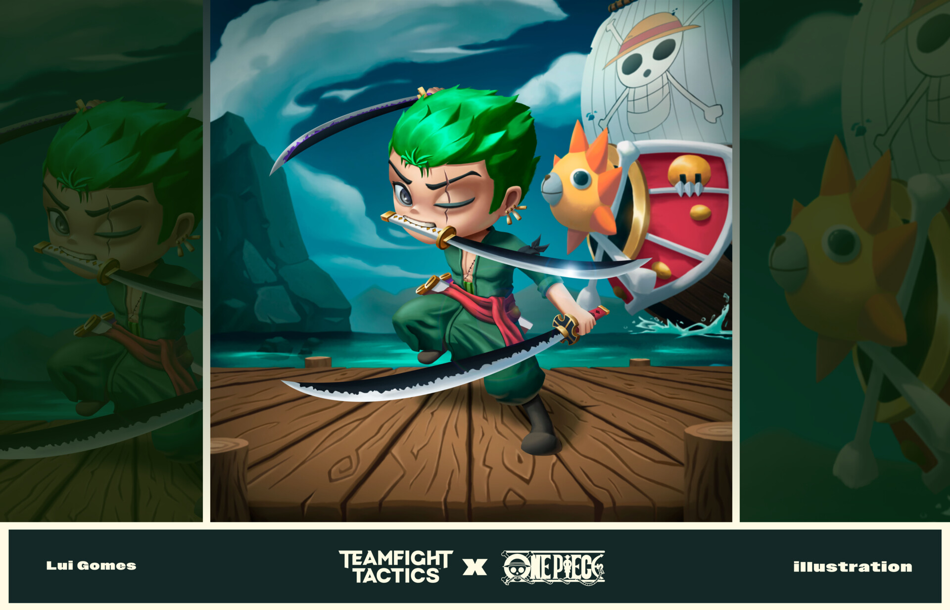 ArtStation - ZORO CHIBI - TFT FANART