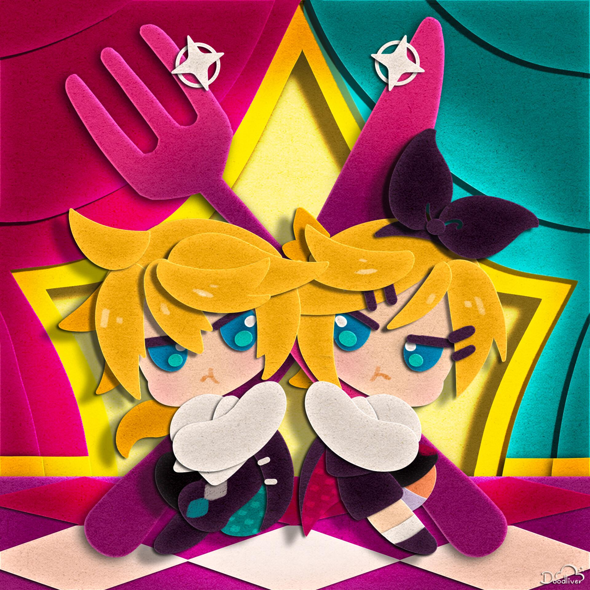 rin and len war