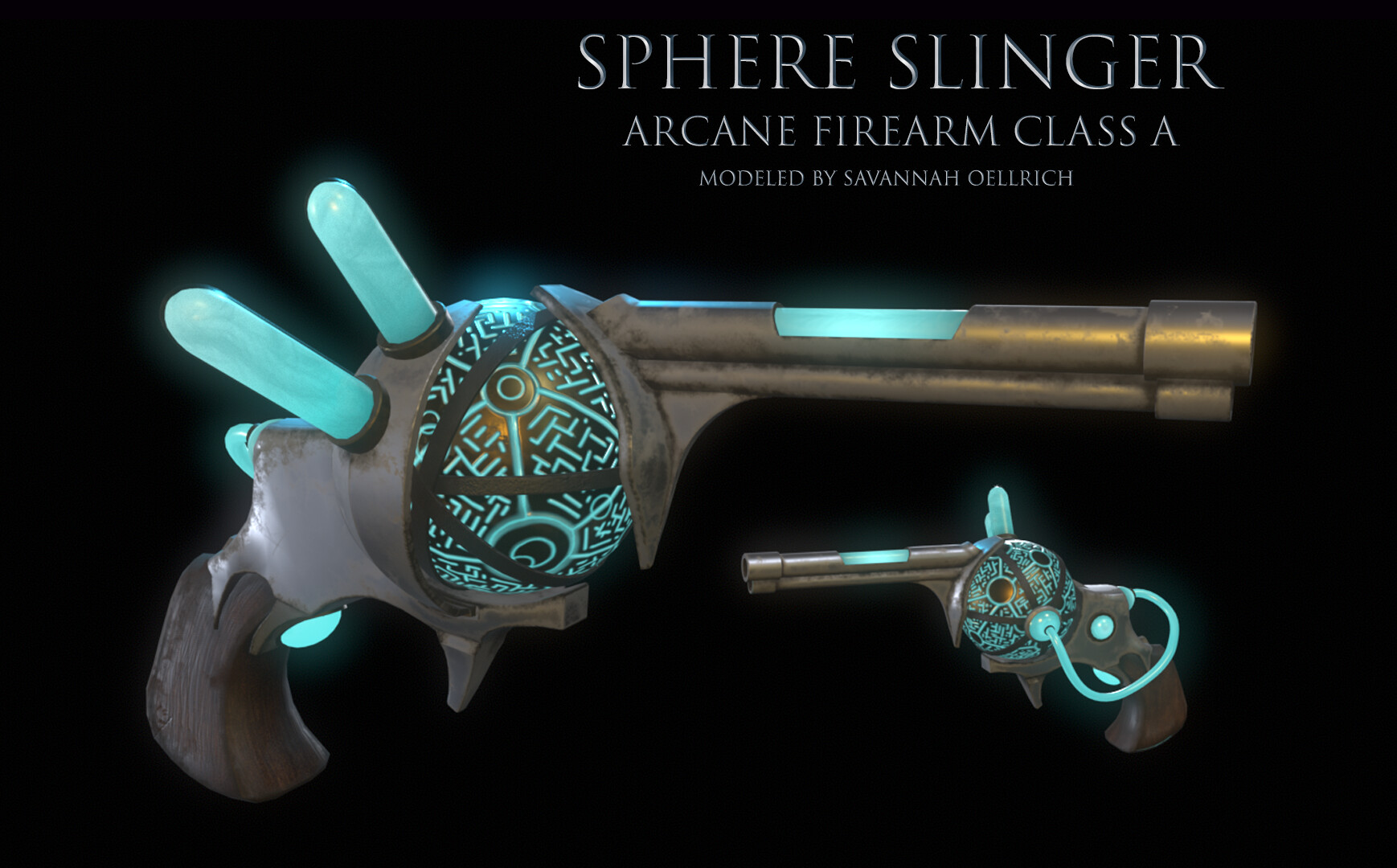 ArtStation - Sphere Slinger : Arcane Firearm Class A