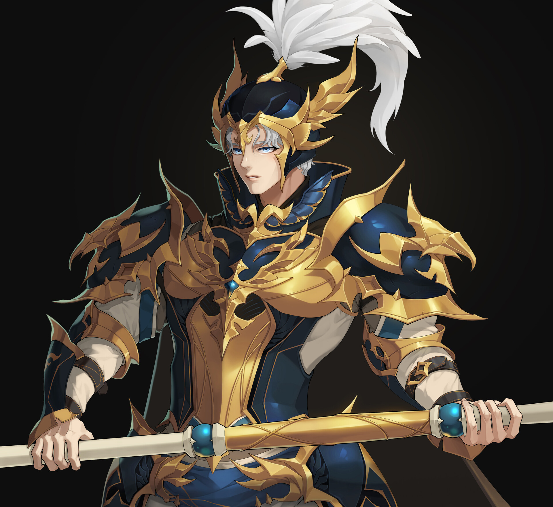 ArtStation - Golden Eagle Knight