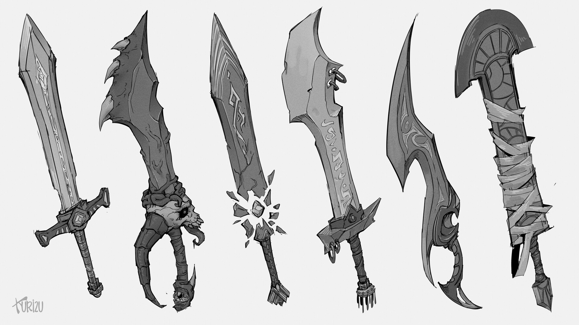 ArtStation - Swords Practice 1
