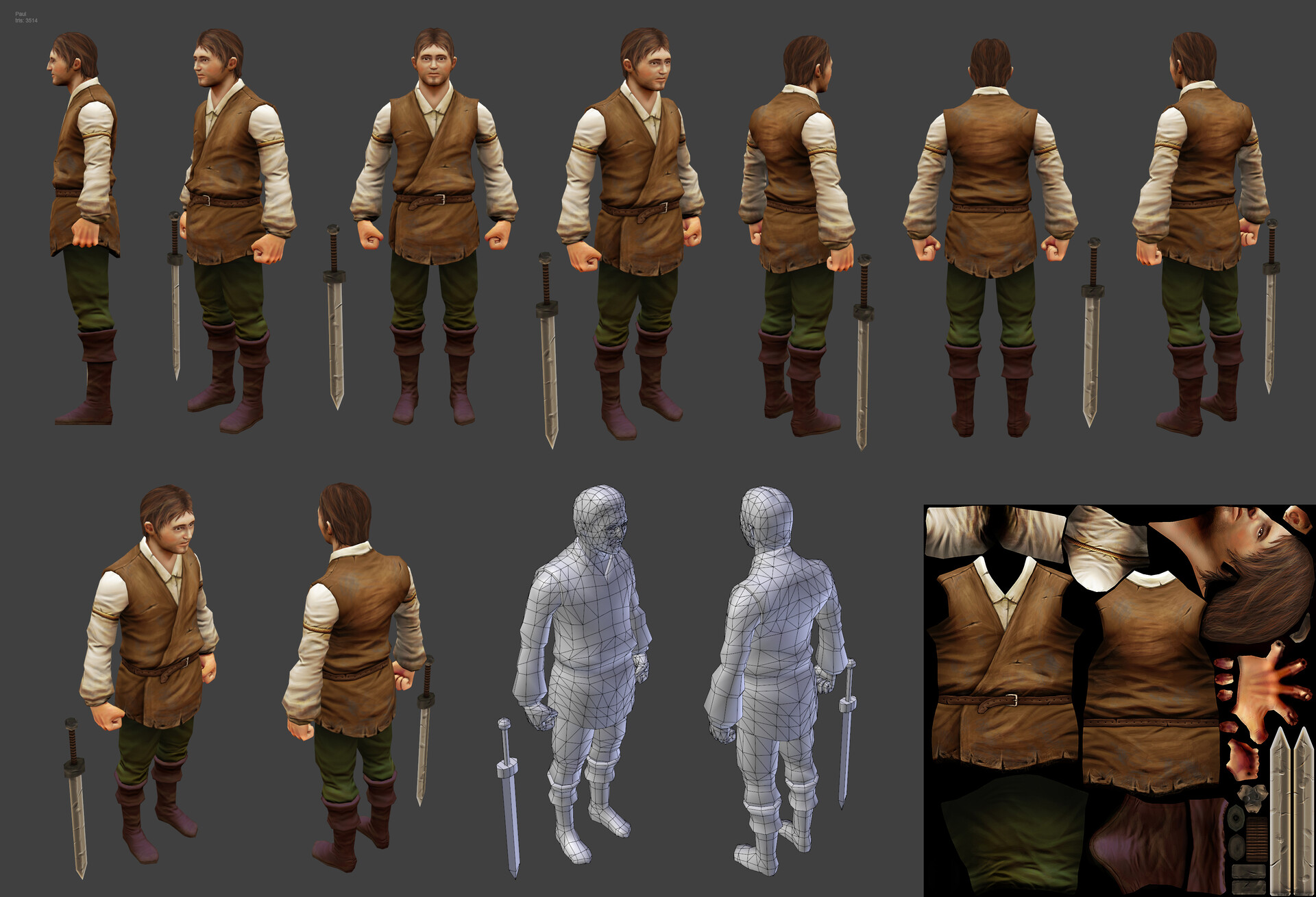 ArtStation - Paul npc