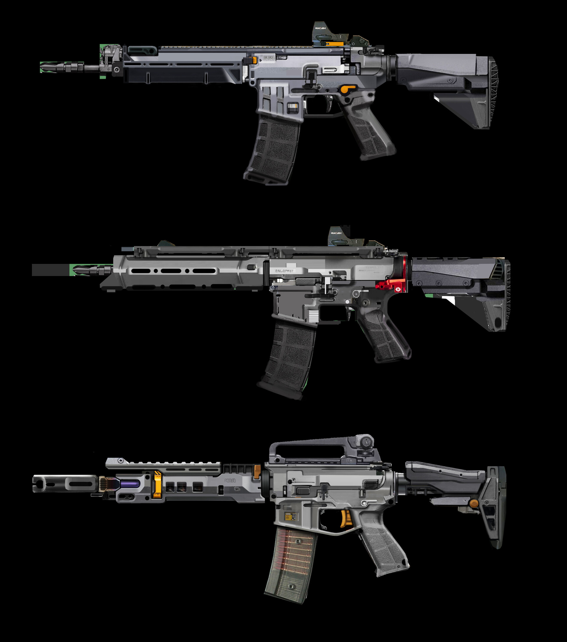 ArtStation - weapon design practice