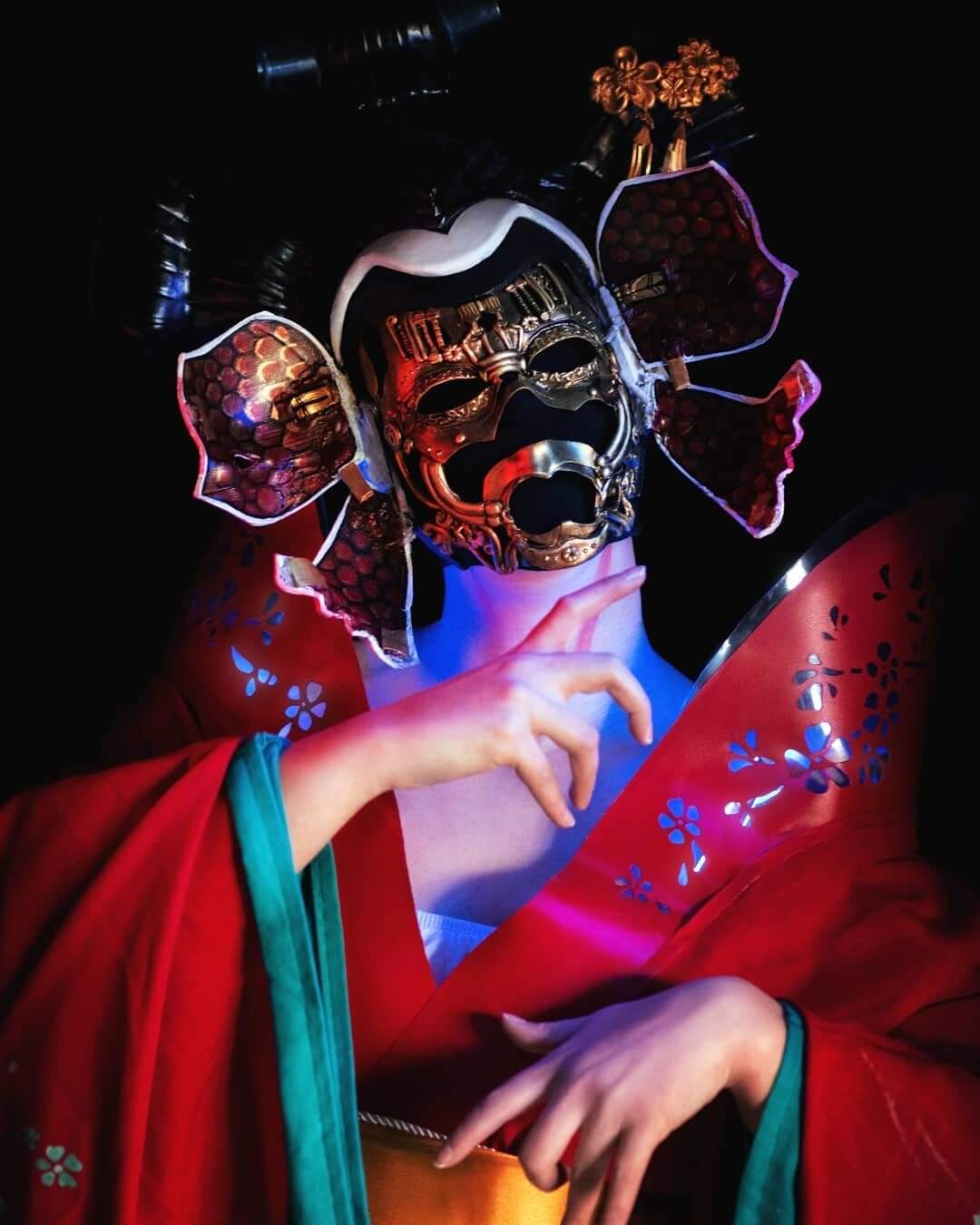 ArtStation - Geisha Ghost in the Shell Cosplay