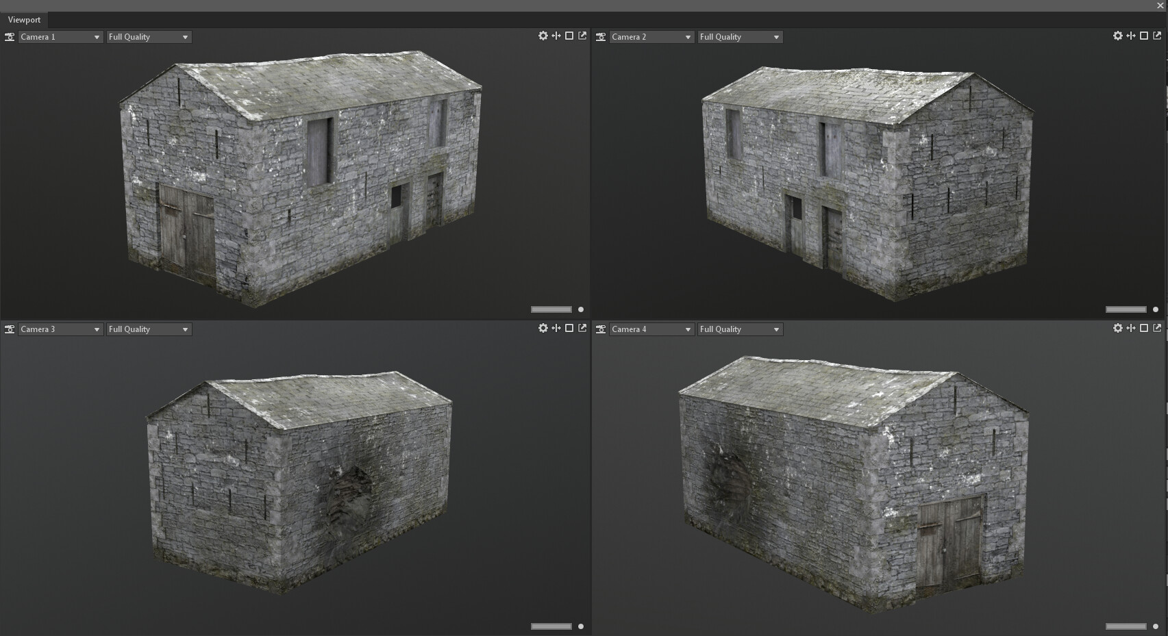 ArtStation - Old Barn GameReady Model