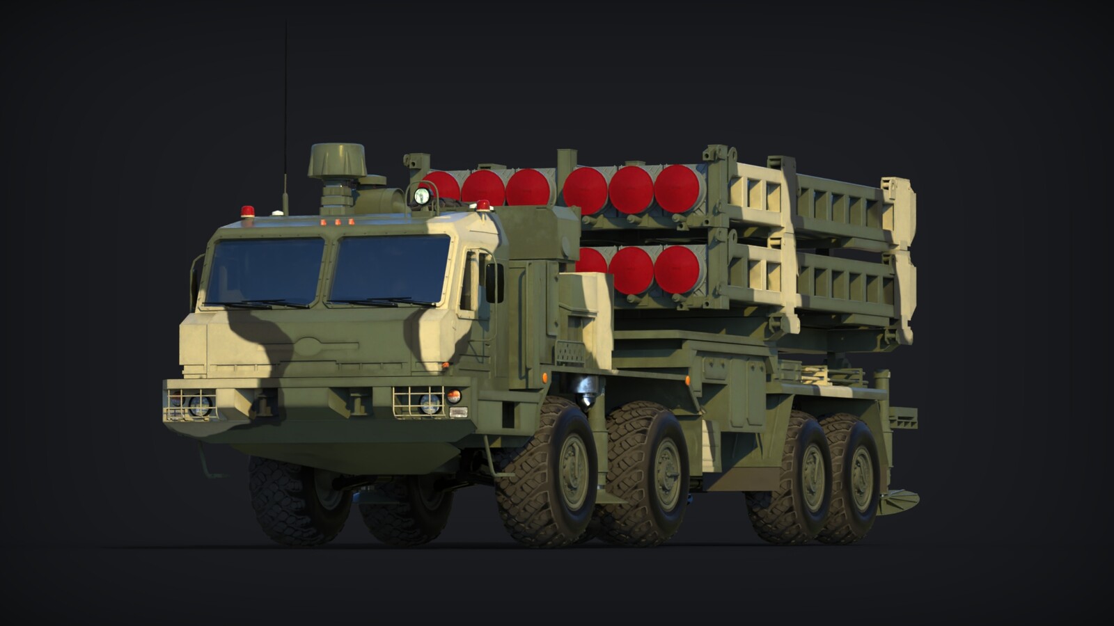 Tim Samedov - S-350 missile system 50P6E 3D model