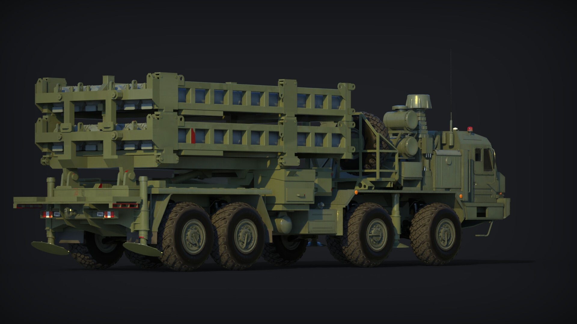 Tim Samedov - S-350 missile system 50P6E 3D model