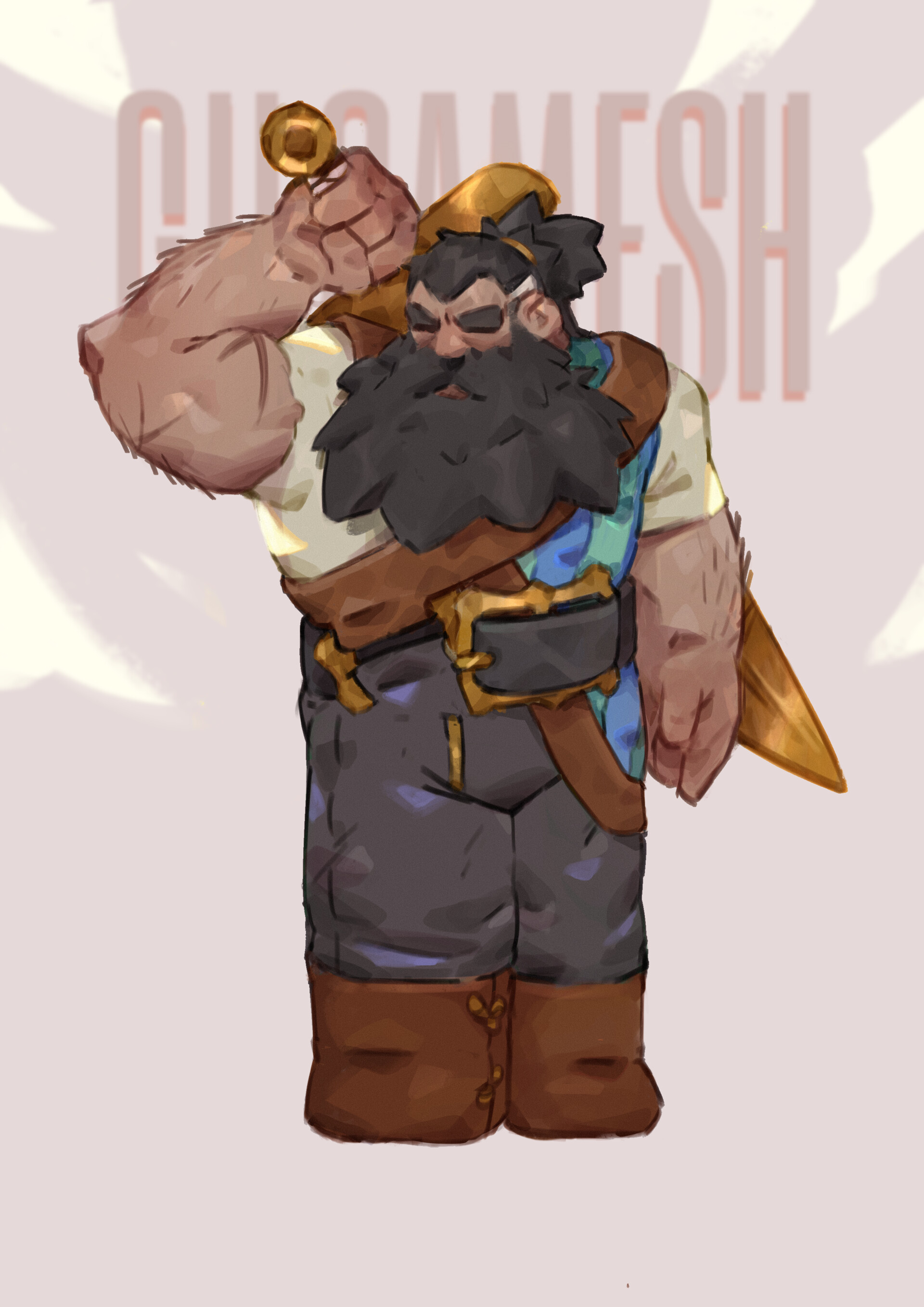 ArtStation - Gilgamesh FanArt