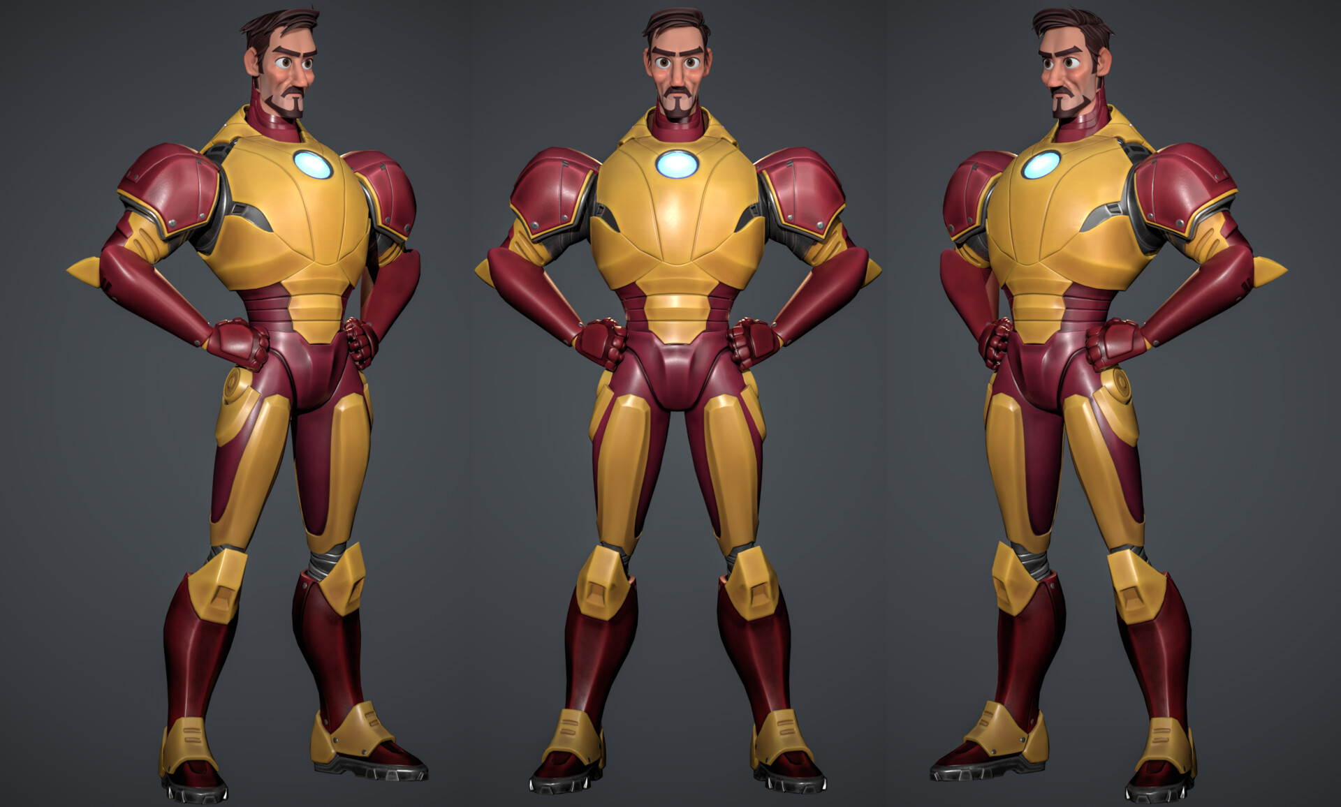 Adwerd Junior - Stylized Tony Stark (iron man)