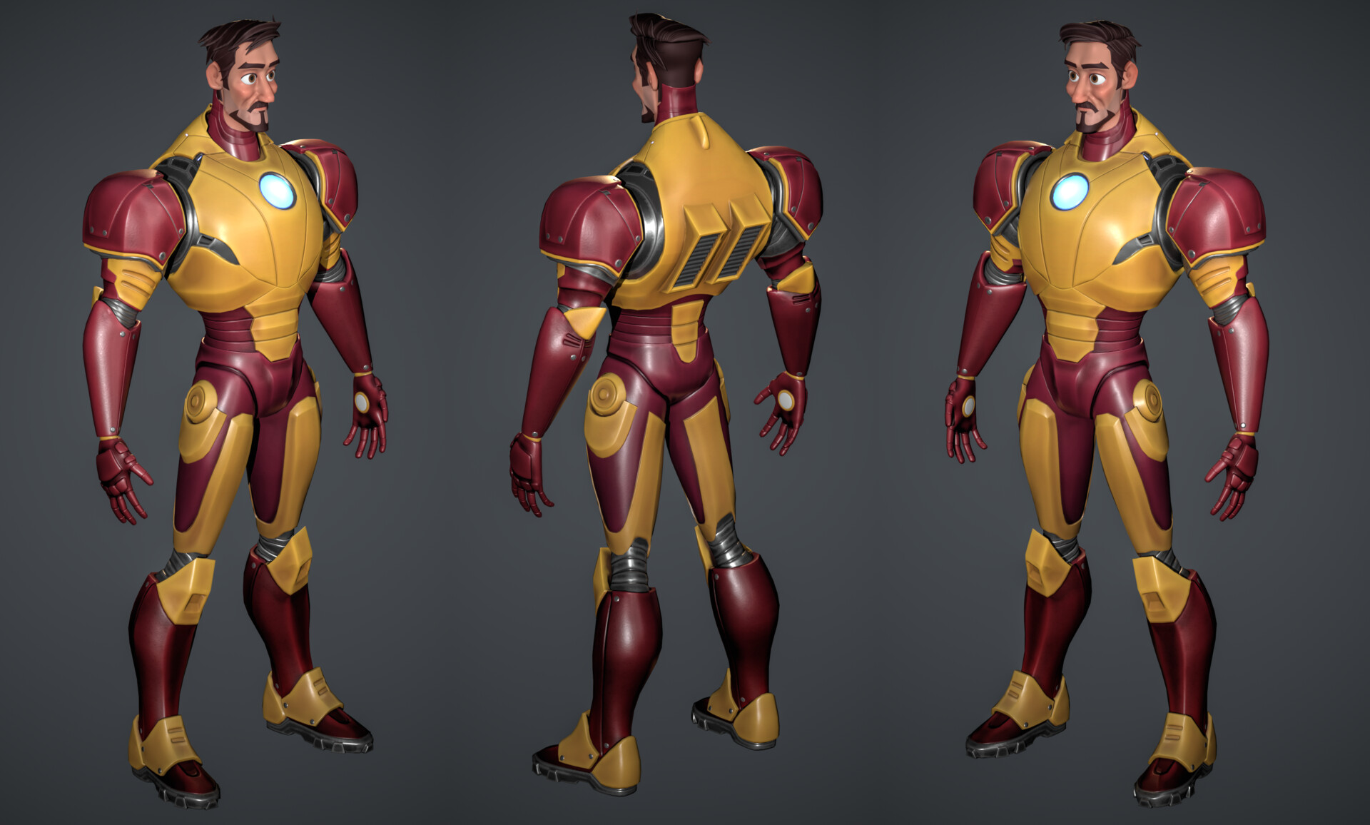 Adwerd Junior - Stylized Tony Stark (iron man)