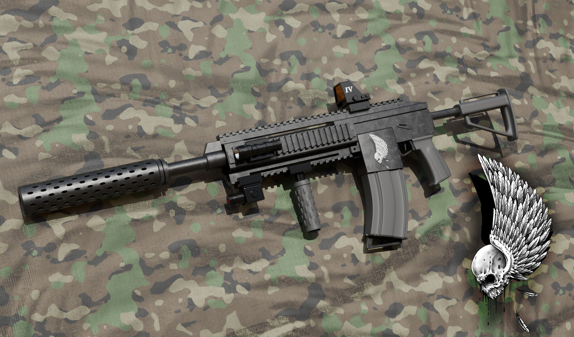 ArtStation - Machine gun