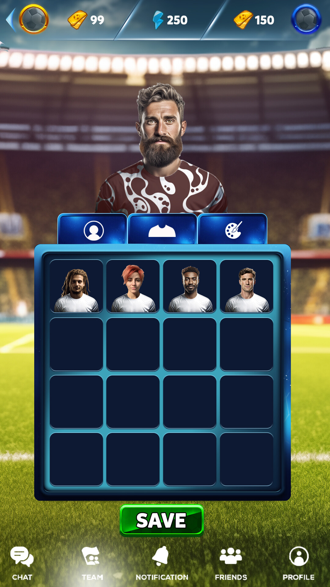 ArtStation - Football Mates UI Design