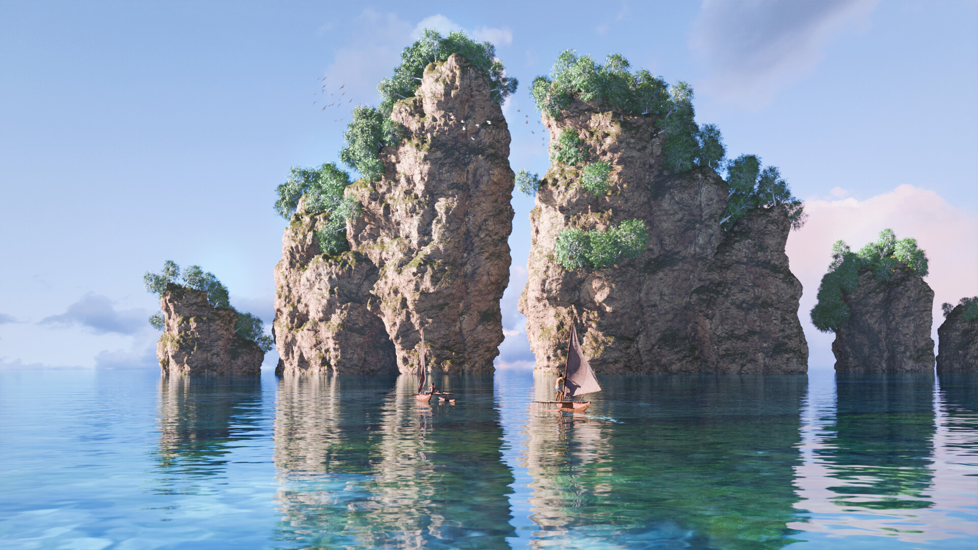 ChuckCG - Creating Cliffs and Rocks in Blender-A Detailed Guide