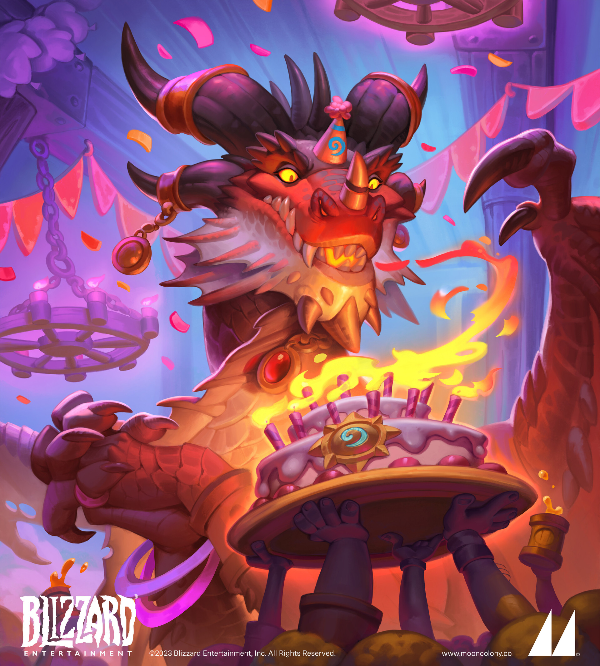 ArtStation - Hearthstone Card Art | Candlelight Alexstrasza