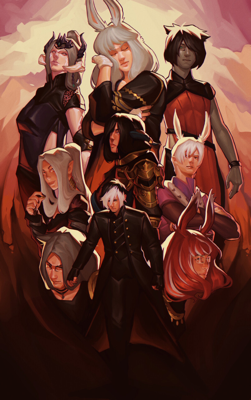 ArtStation - FFXIV Cover