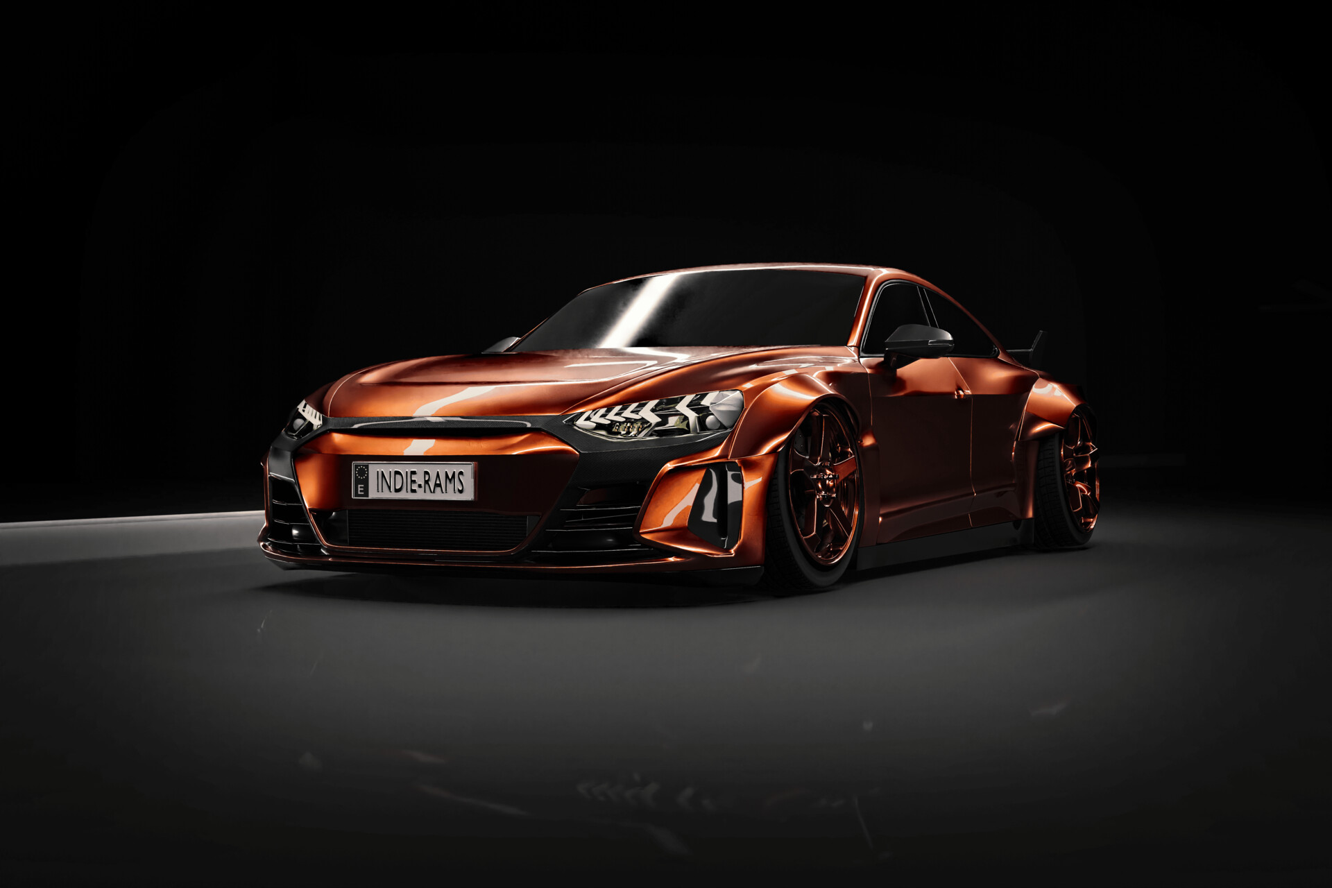 ArtStation - Audi RS "E-tron" GT modified JDM style in Blender