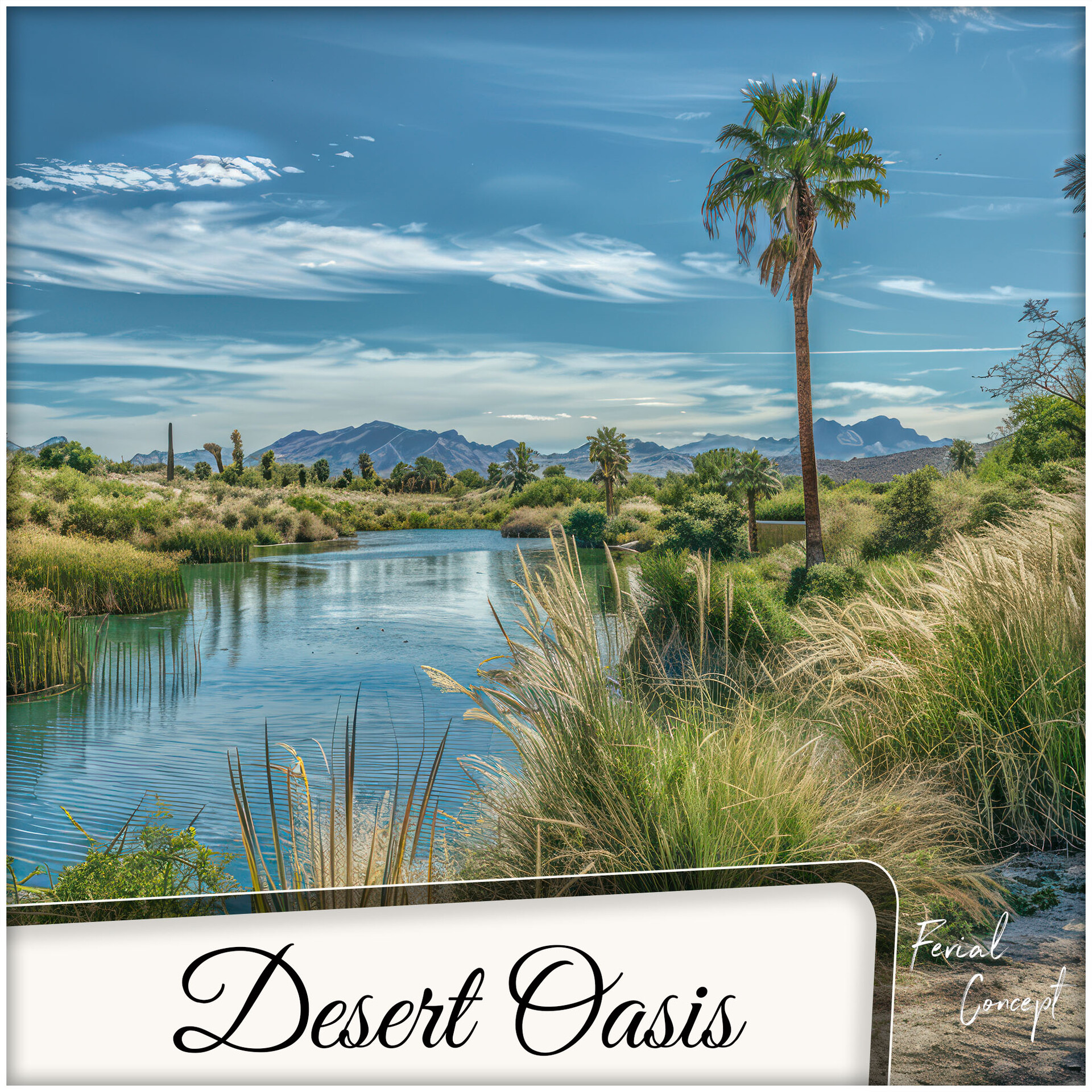 Ferial Concept - 🔹210 Desert Oasis - Nature Concept Reference Image ...