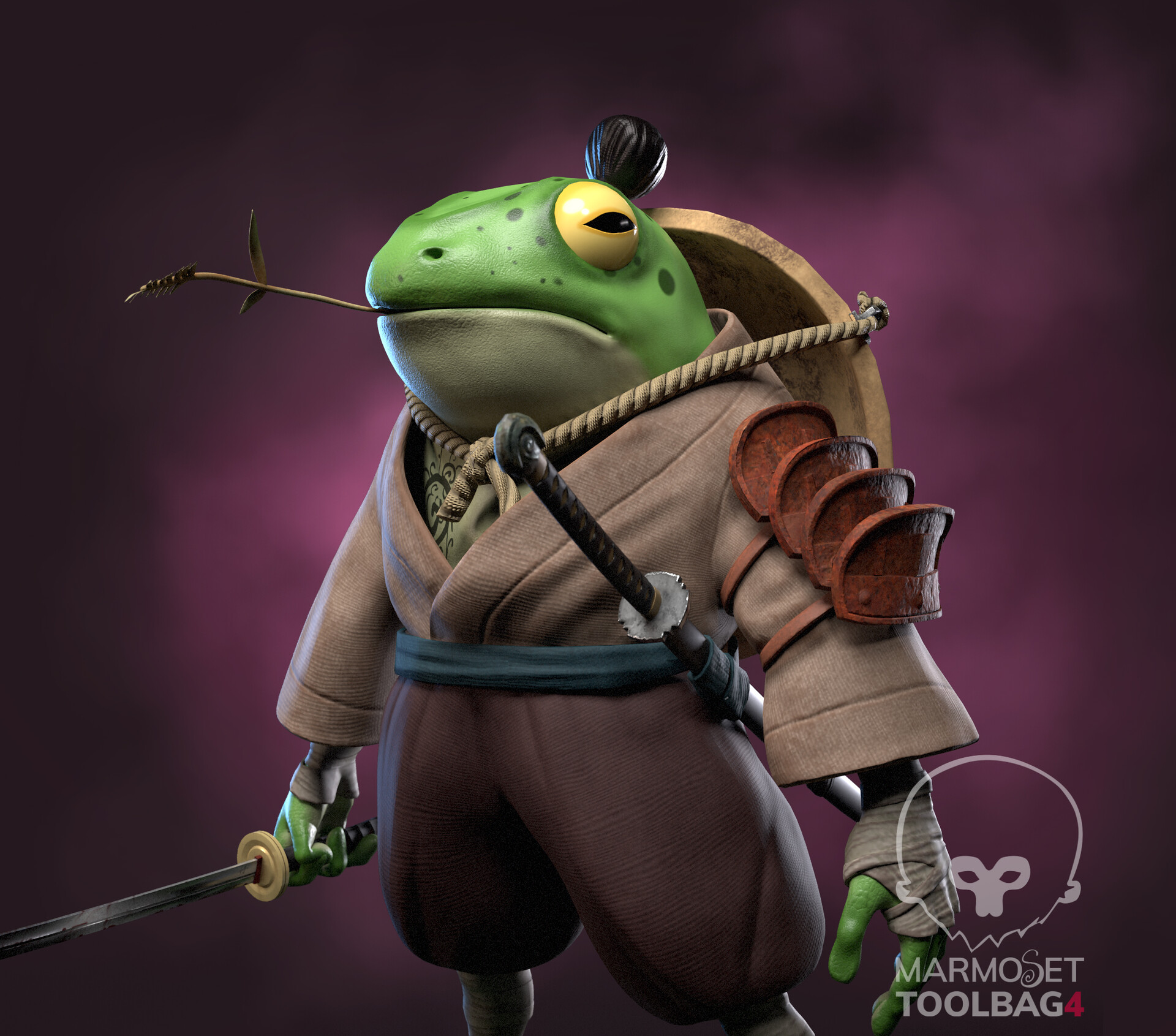 ArtStation - Ronin Frog - Real Time Character