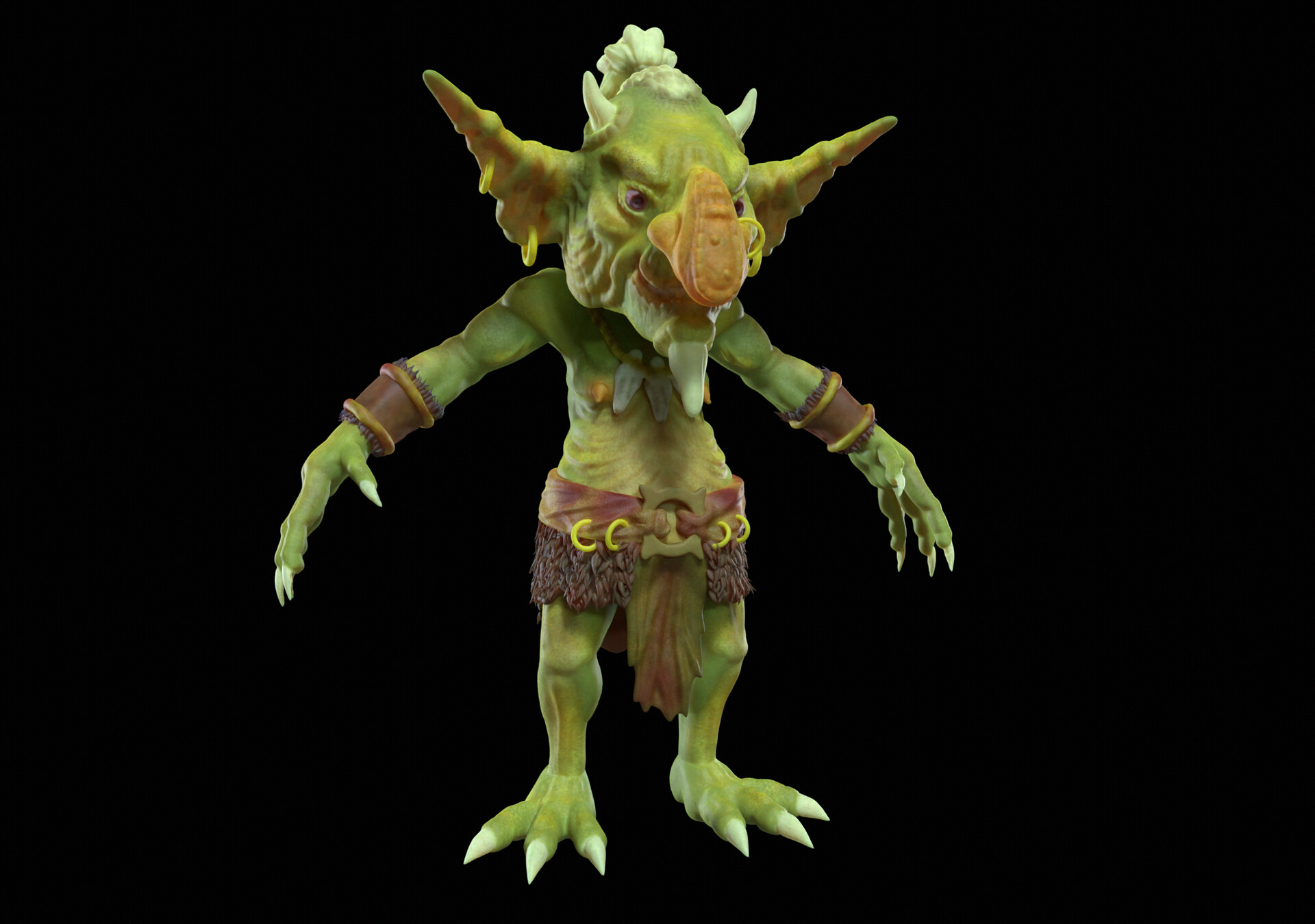 ArtStation - Goblin in Zbrush