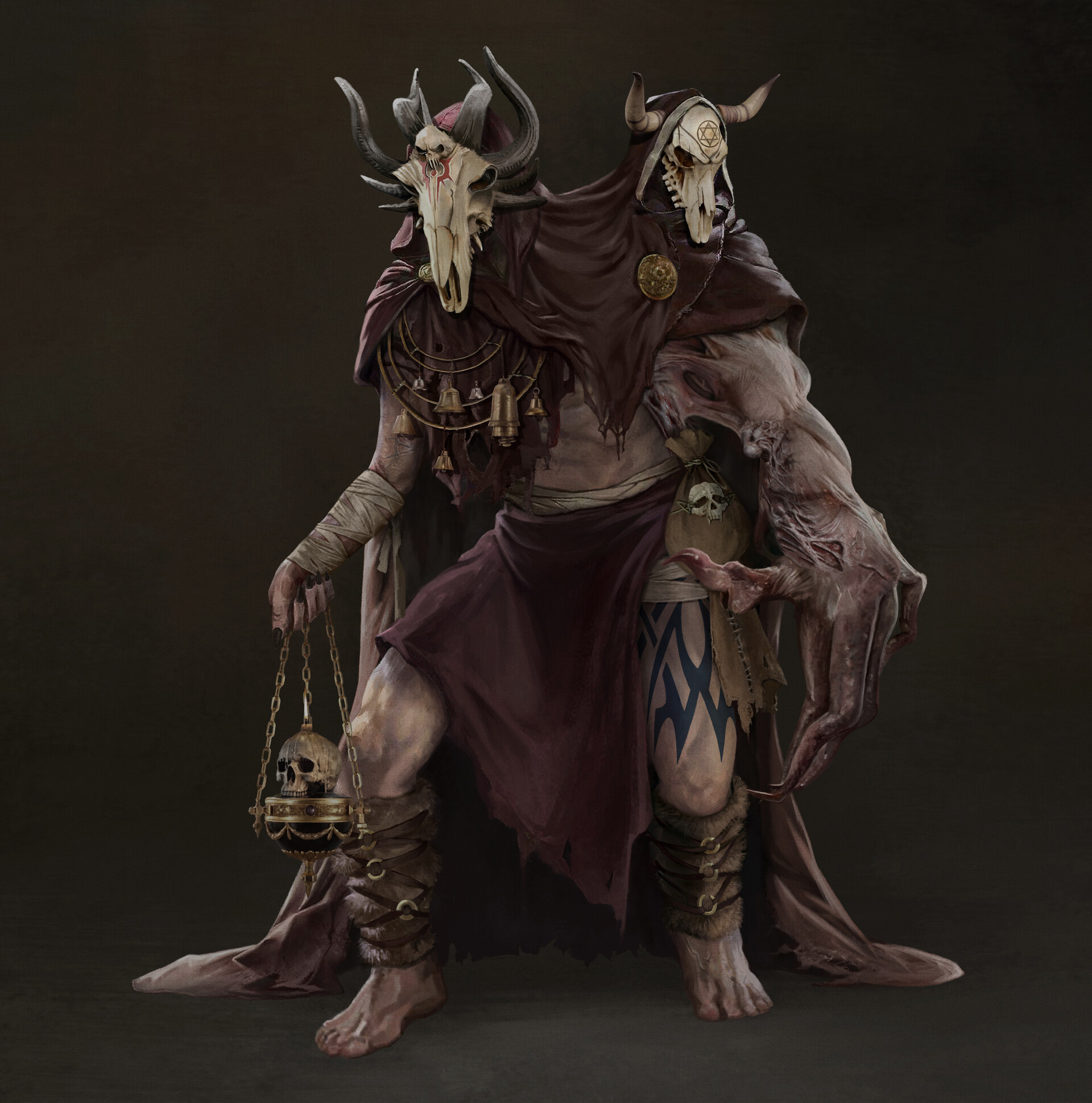 ArtStation - Two-headed Monster