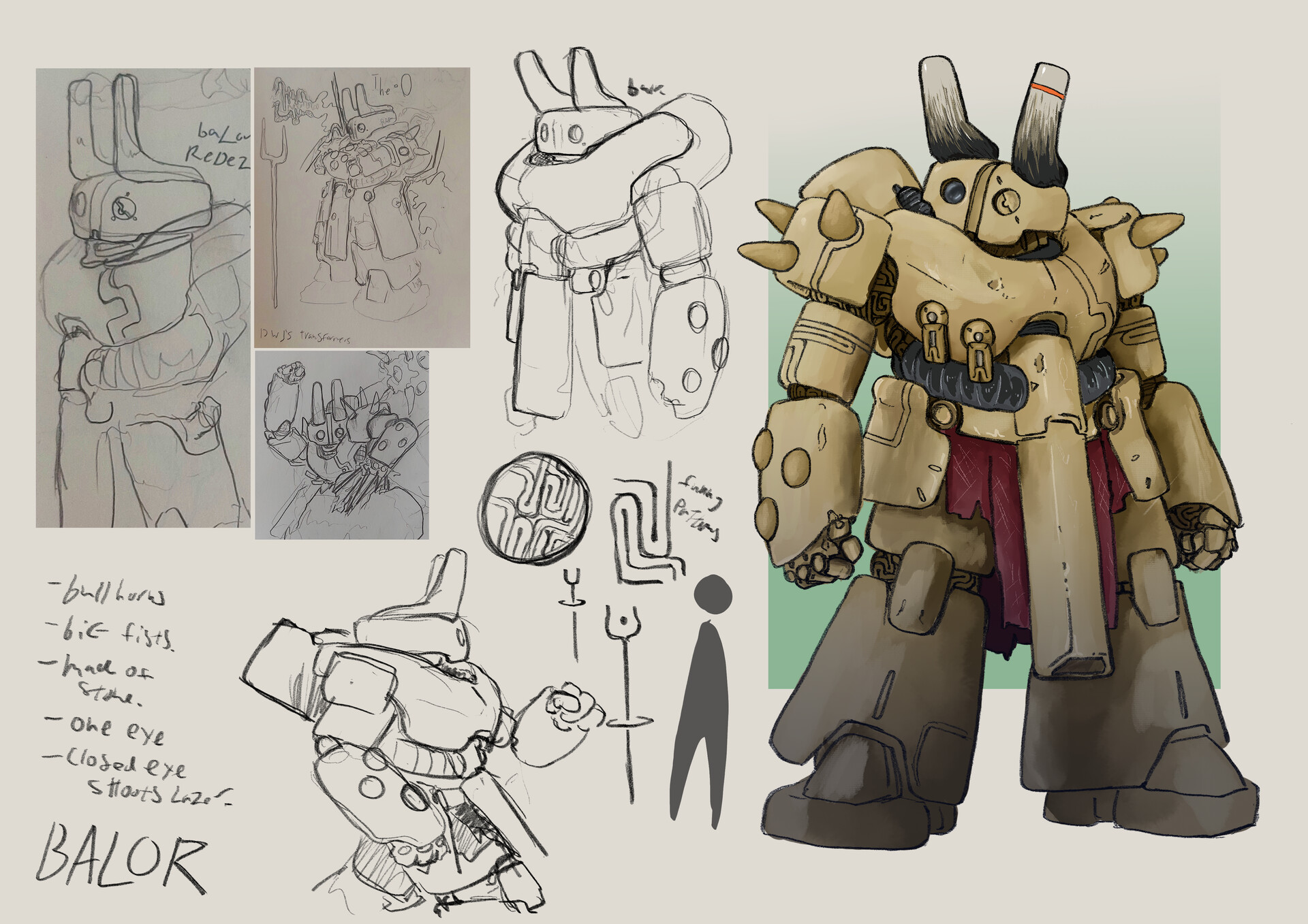 ArtStation - Balor the robot