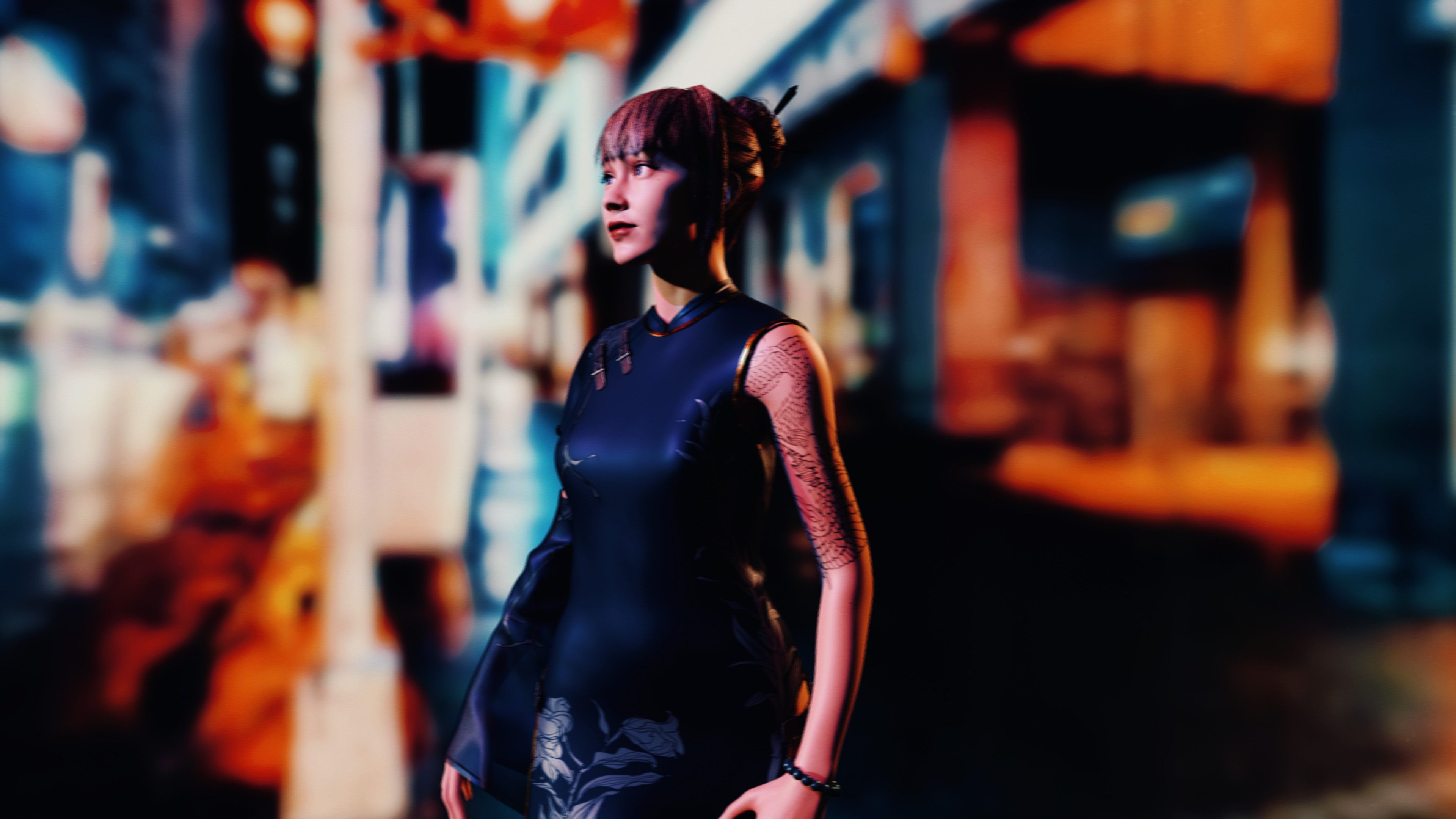 Yuna Zhai - Chinese Qi Pao Character Design