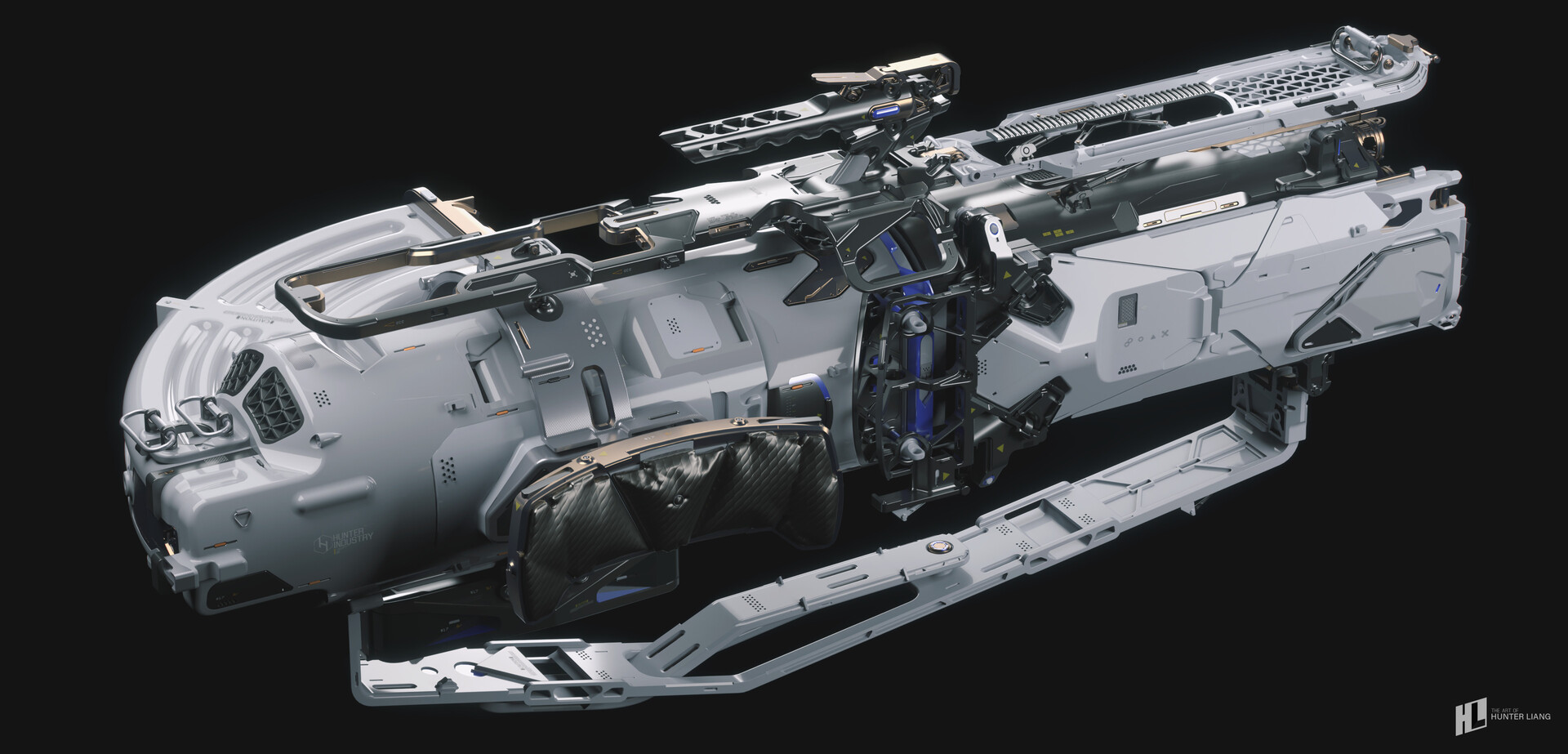 ArtStation - Compressed particle cannon