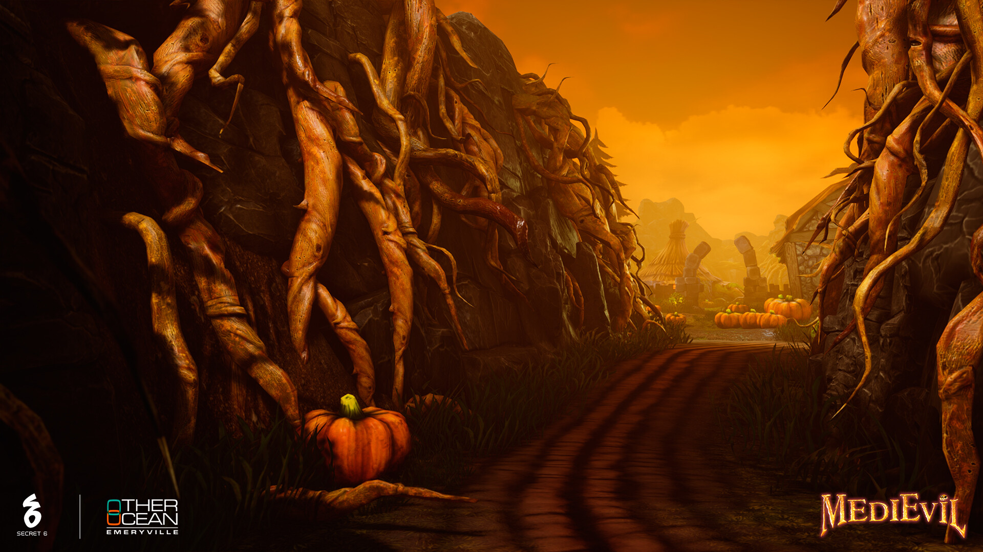 Secret 6 - MediEvil | Environment Level Art - The Pumpkin Serpent