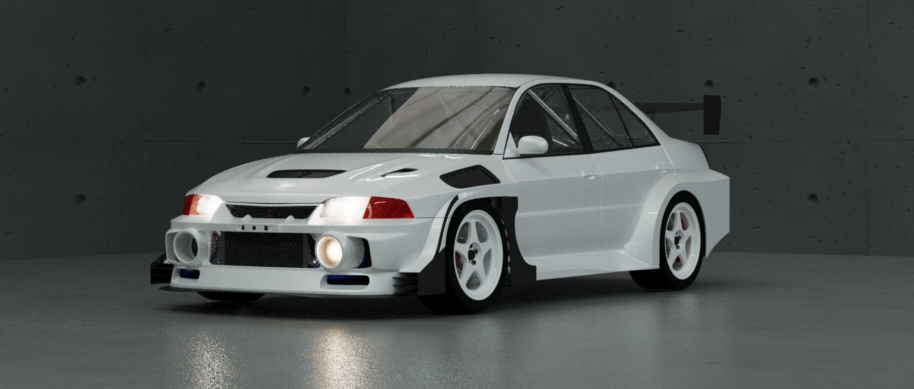 ArtStation - WIP EVO 4 Jojo's custom Widebody