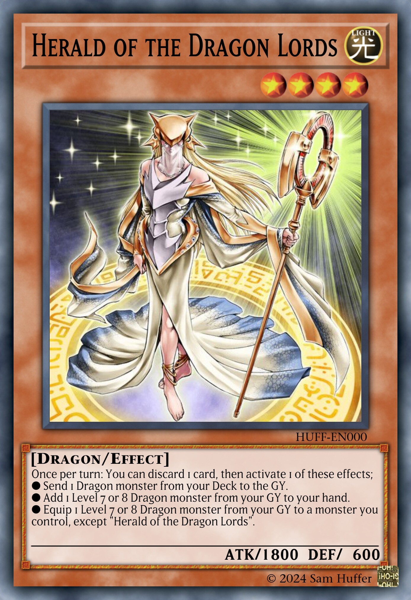 ArtStation - Herald of the Dragon Lords (Custom Yu-Gi-Oh! Card)