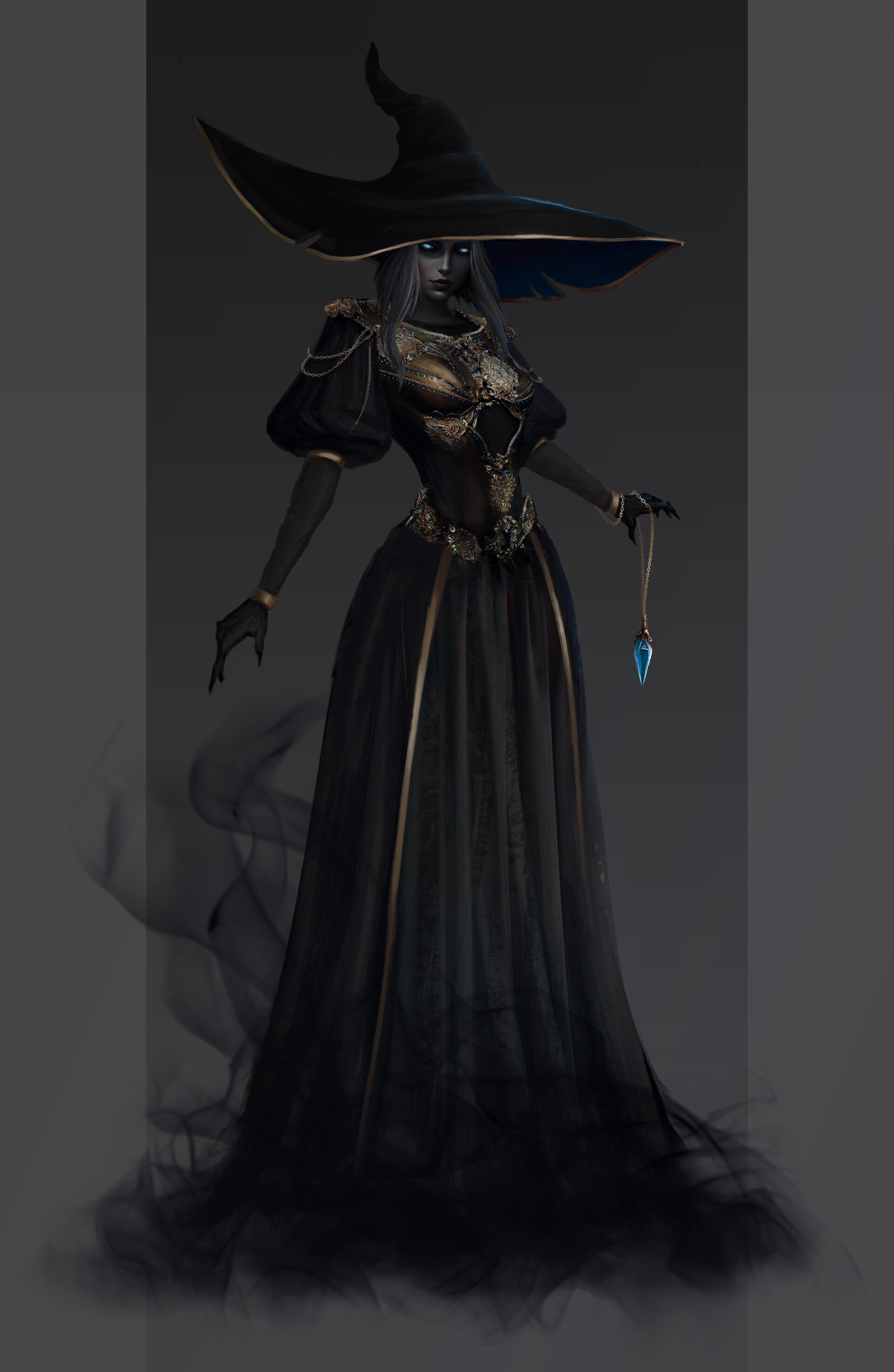 ArtStation - Dark Witch. Character Design. Character Concept
