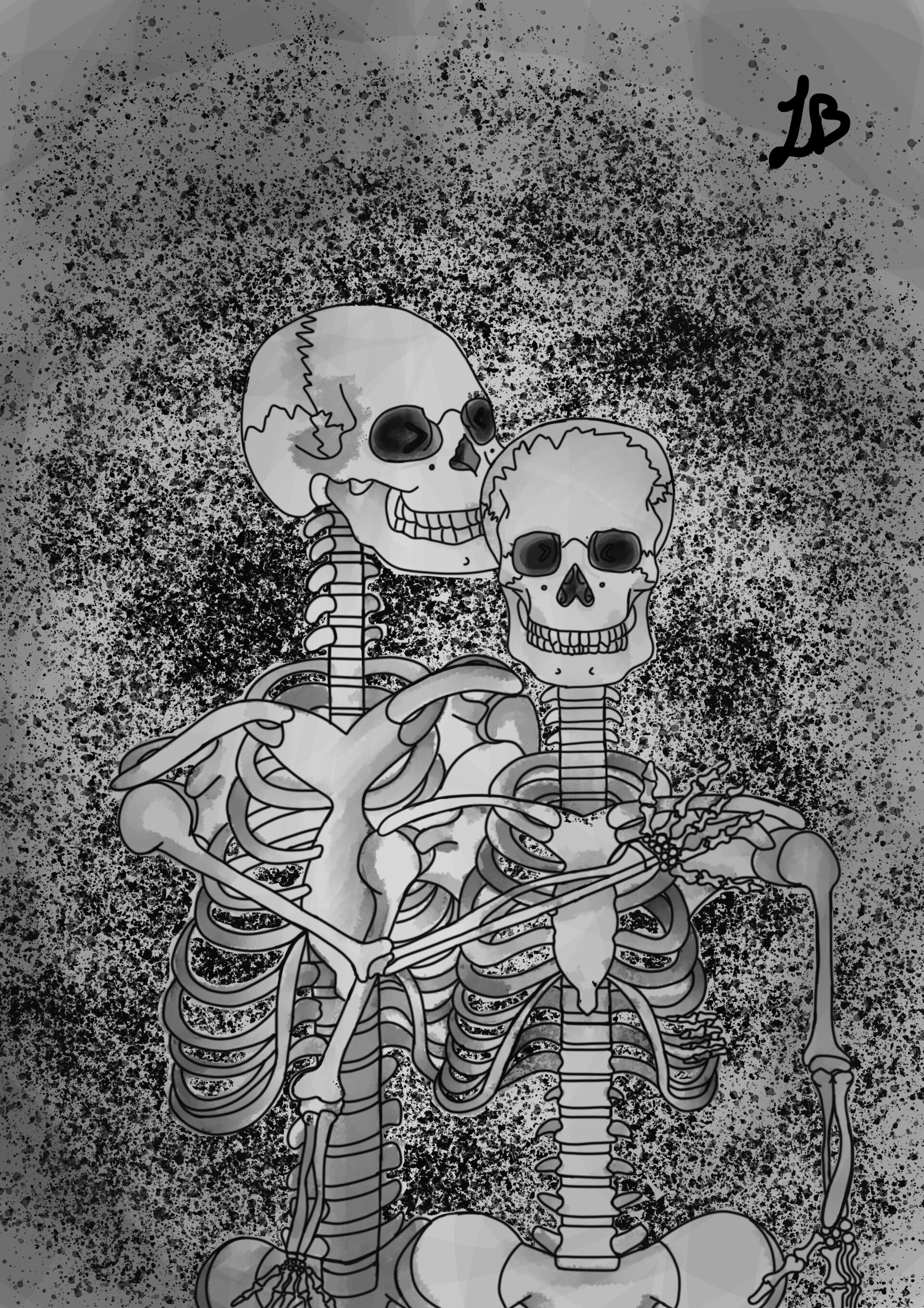 Lillian van den Berg - Skeleton Drawing