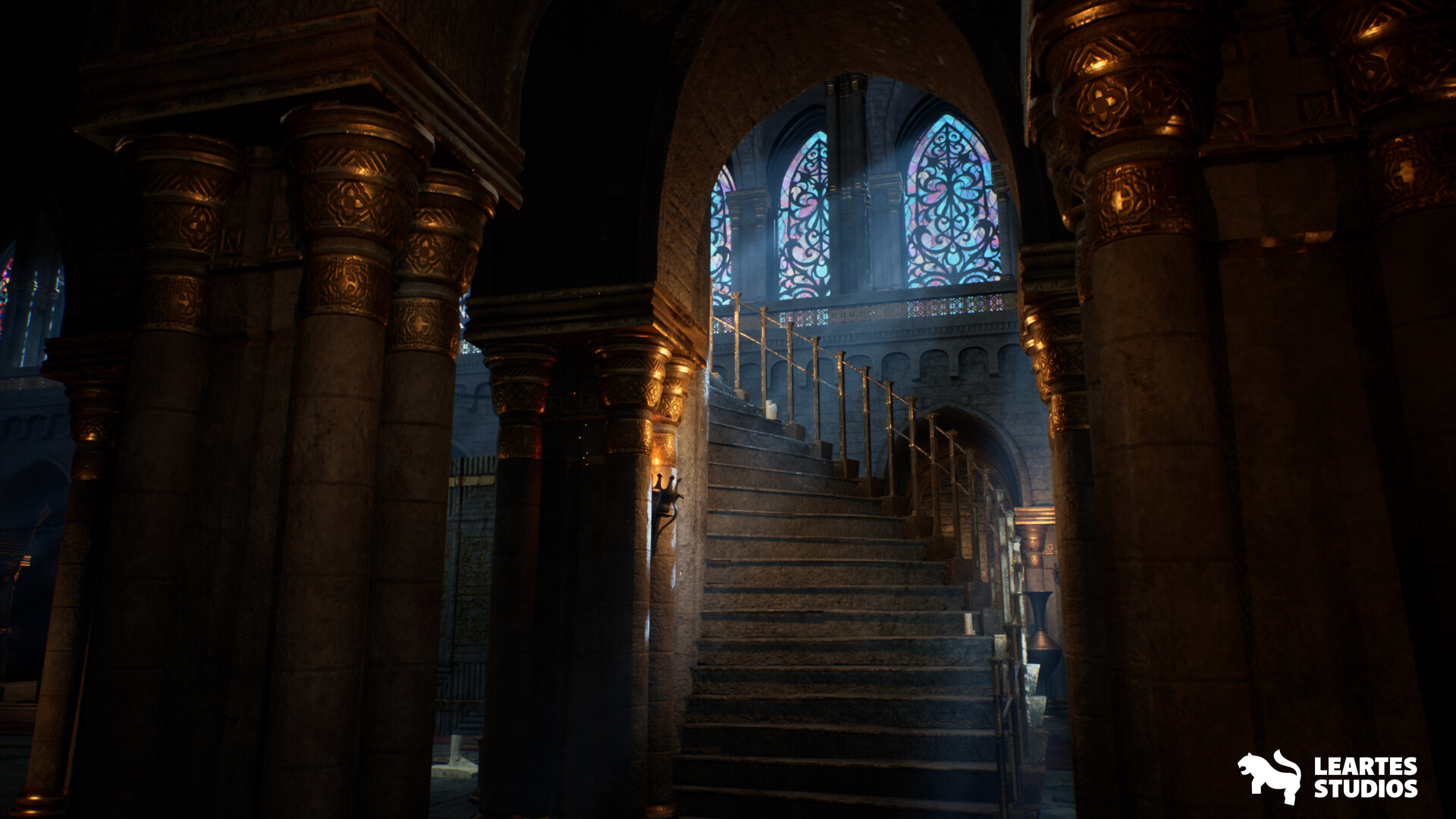 Leartes Studios - Dark Fantasy Church Environment
